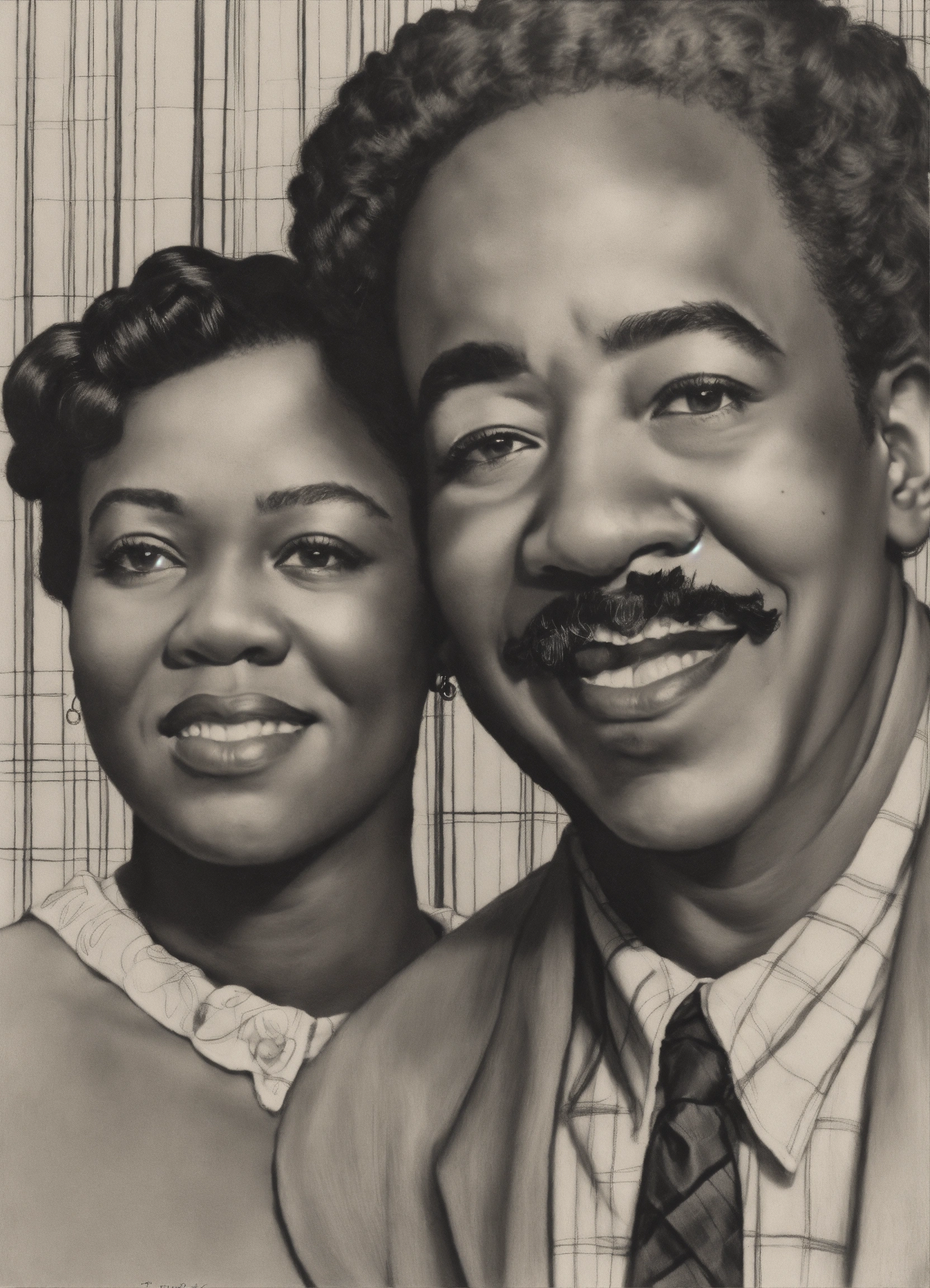 Lexica - Gwendolyn Brooks AND Langston Hughes GRAYSCALE PENCIL