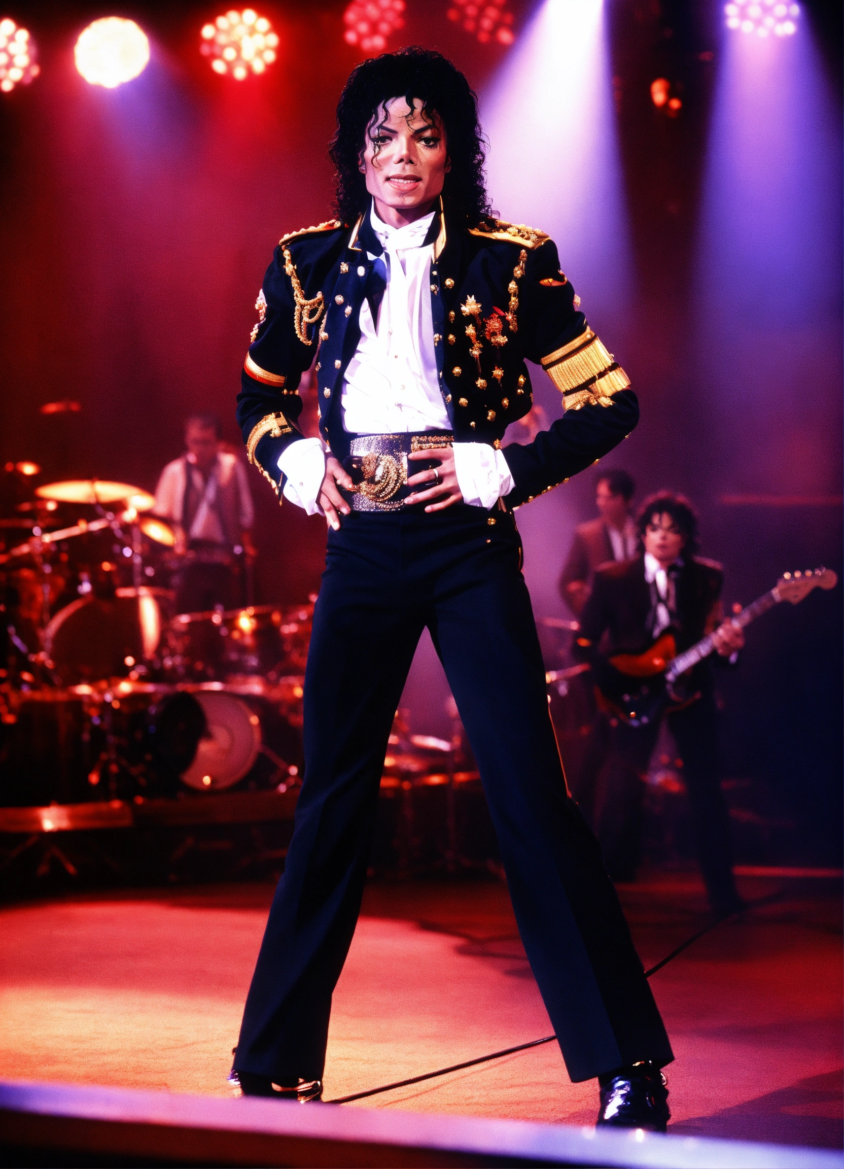 Lexica - Michael jackson, look at camera