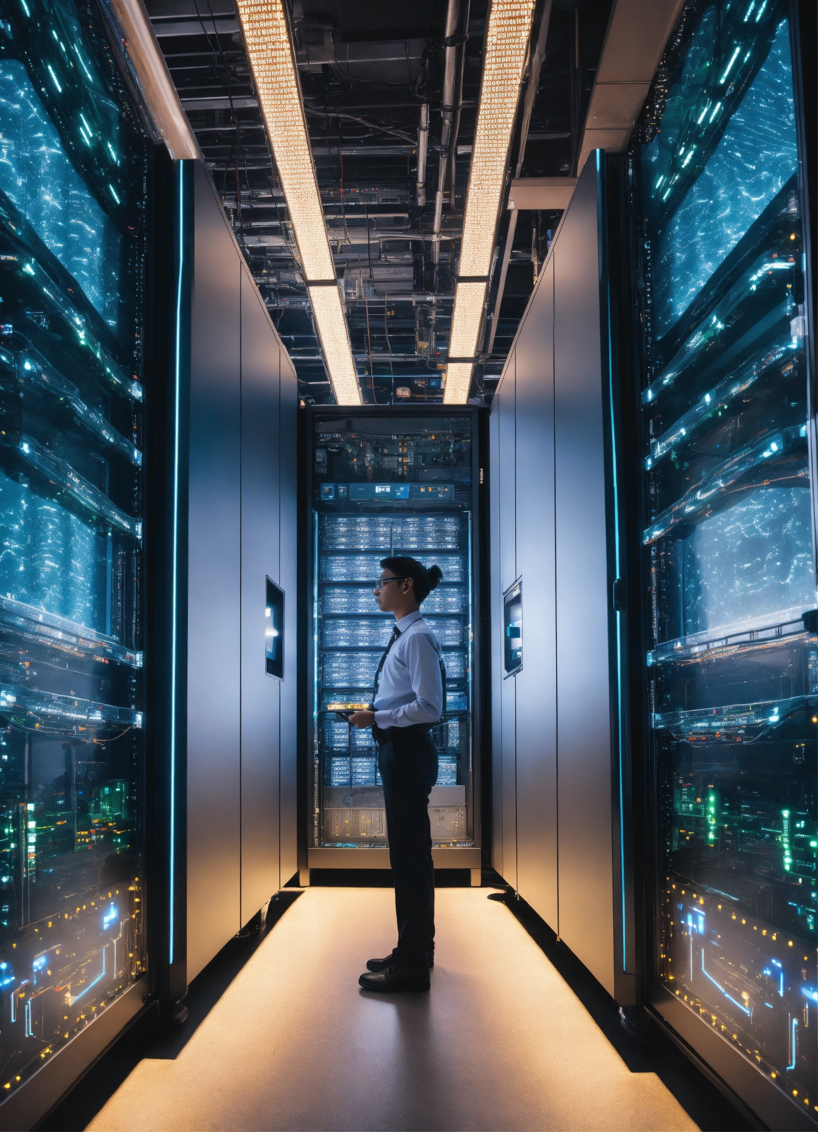 Lexica - One person using an Artificial Intelligence Supercomputer, for ...