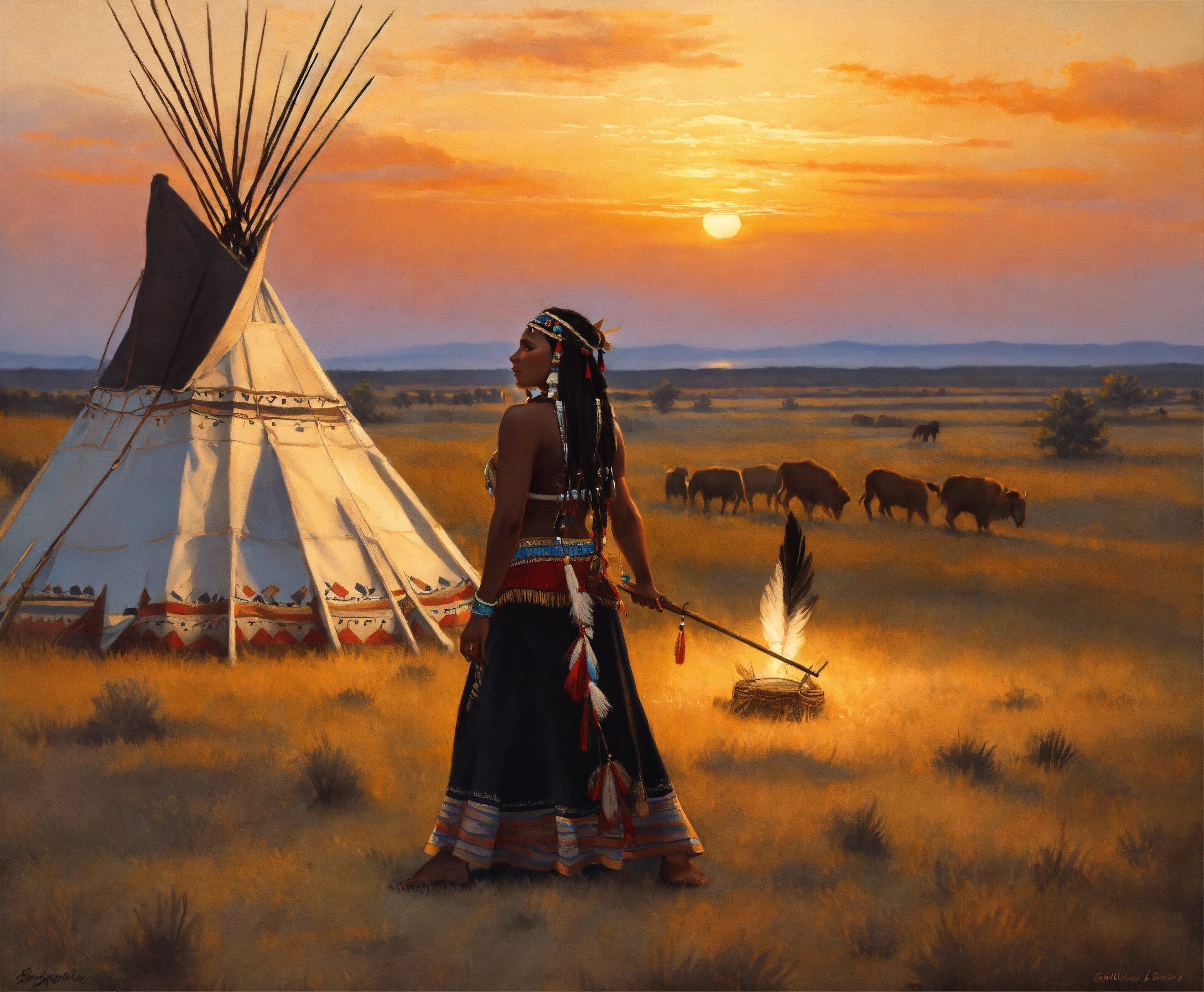 Lexica - At Sunrise Dancing in Full View is a 1600s hyperrealistic ...