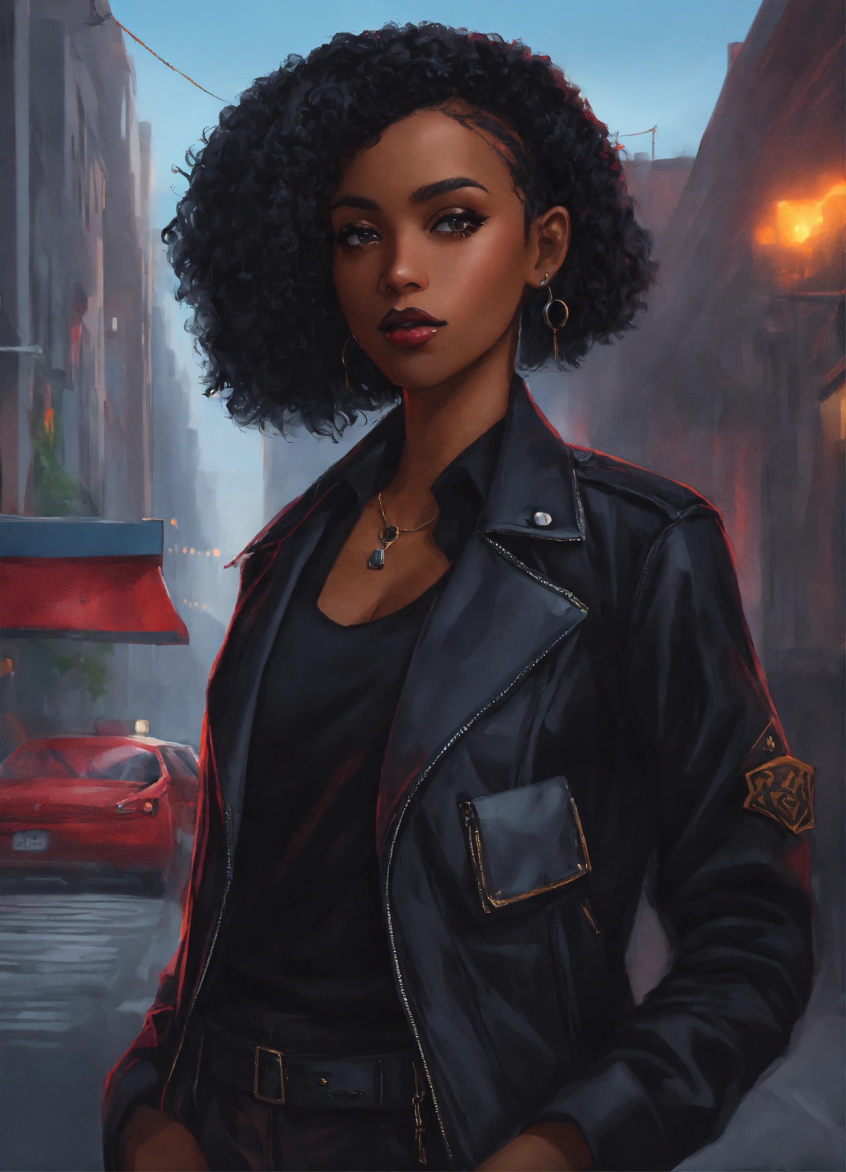 Lexica - Agent Tom, an 23 year old, goth, black female who works for a ...