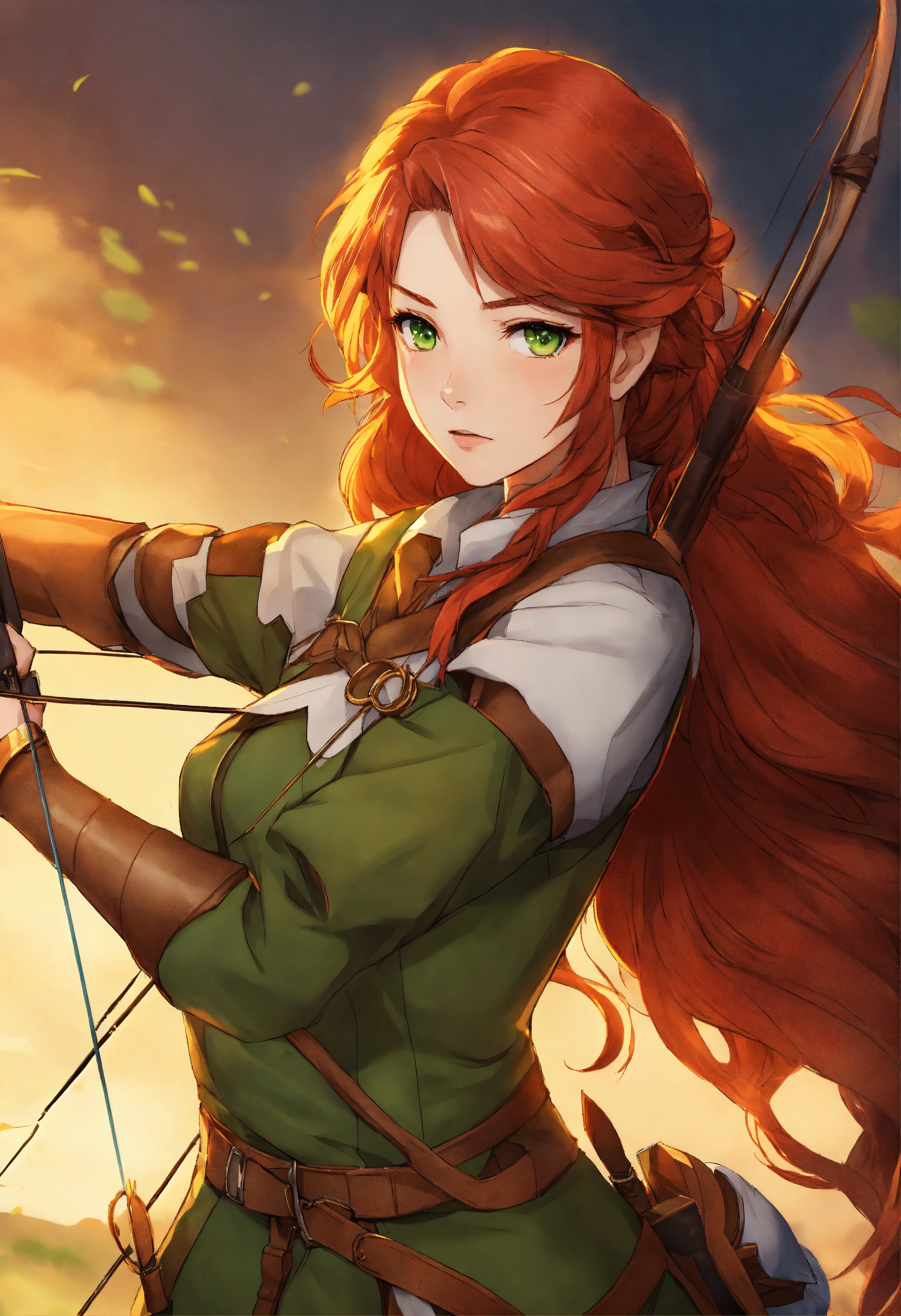 Lexica - Anime, rpg, character art, best quality, 18-year-old redhead ...