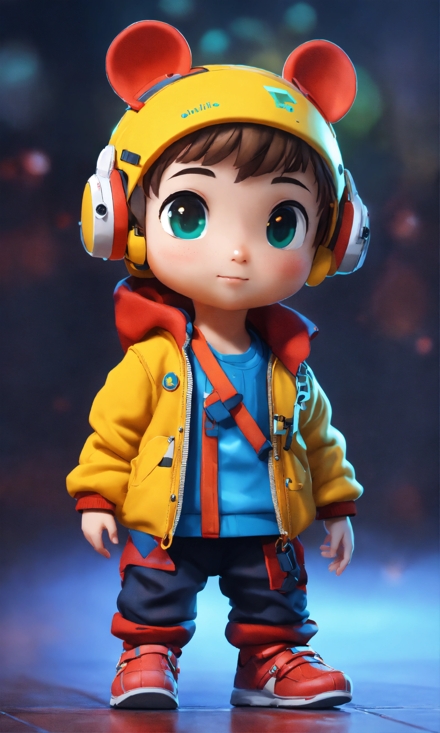 Lexica - 4d photographic image of full body image of a cute little ...