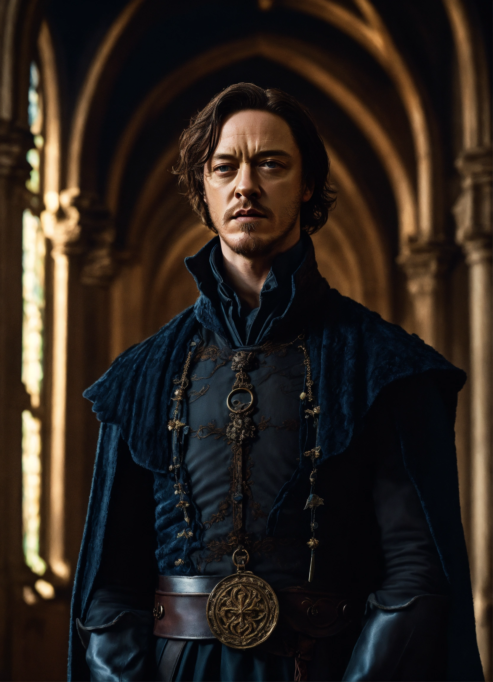 Lexica - Beautiful James McAvoy in a gothic castle, dark fantasy ...
