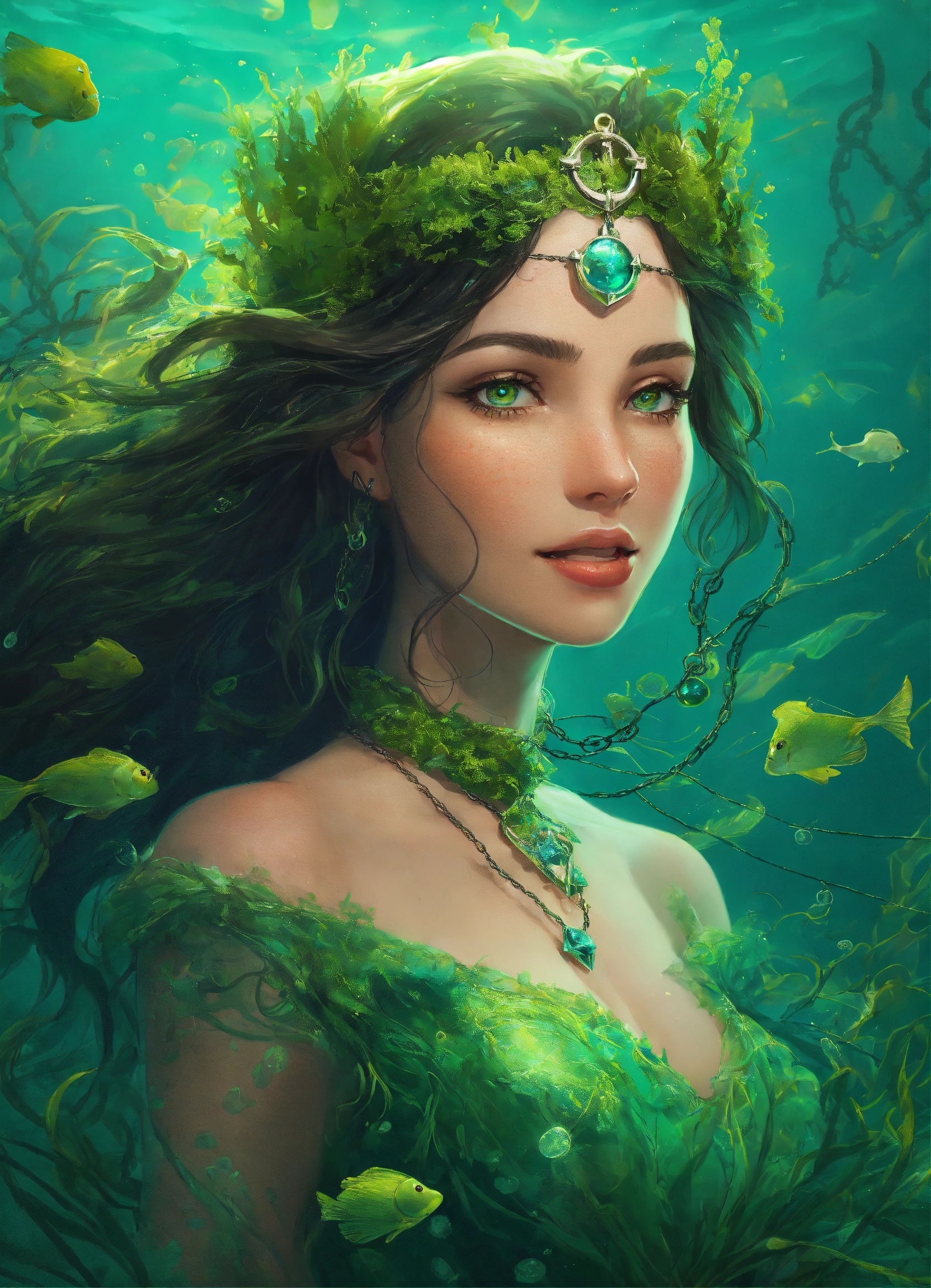 Lexica - *surreal*portrait of happy disney princess pcovered in light ...