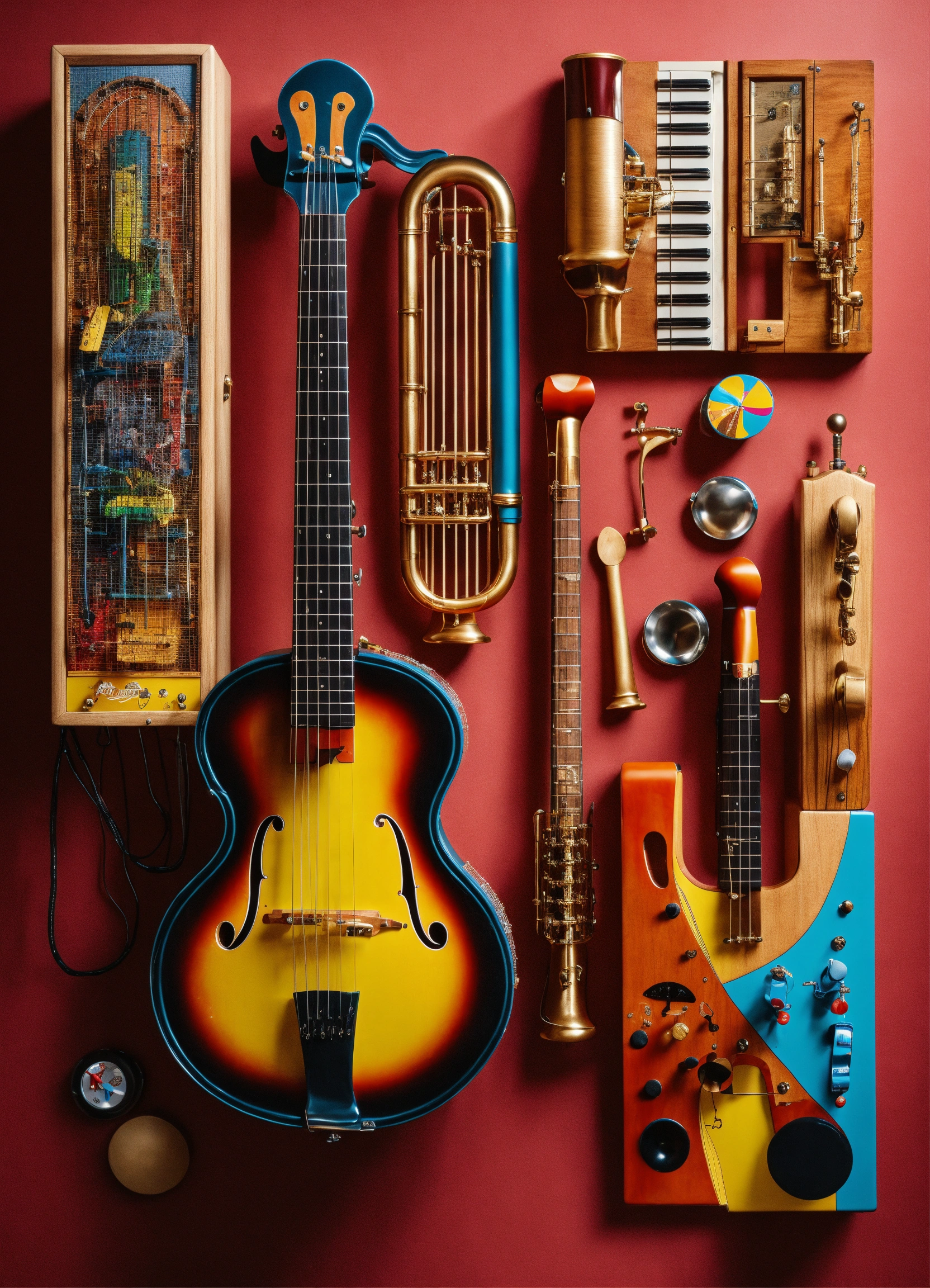 Lexica - Alient musical instruments that look like kid toys and are alive