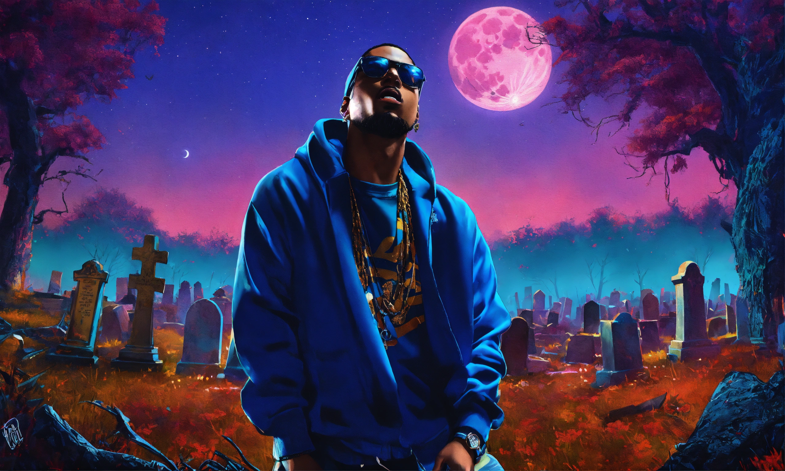 Lexica - A funky rapper is dropping dope rhymes in a haunted graveyard ...