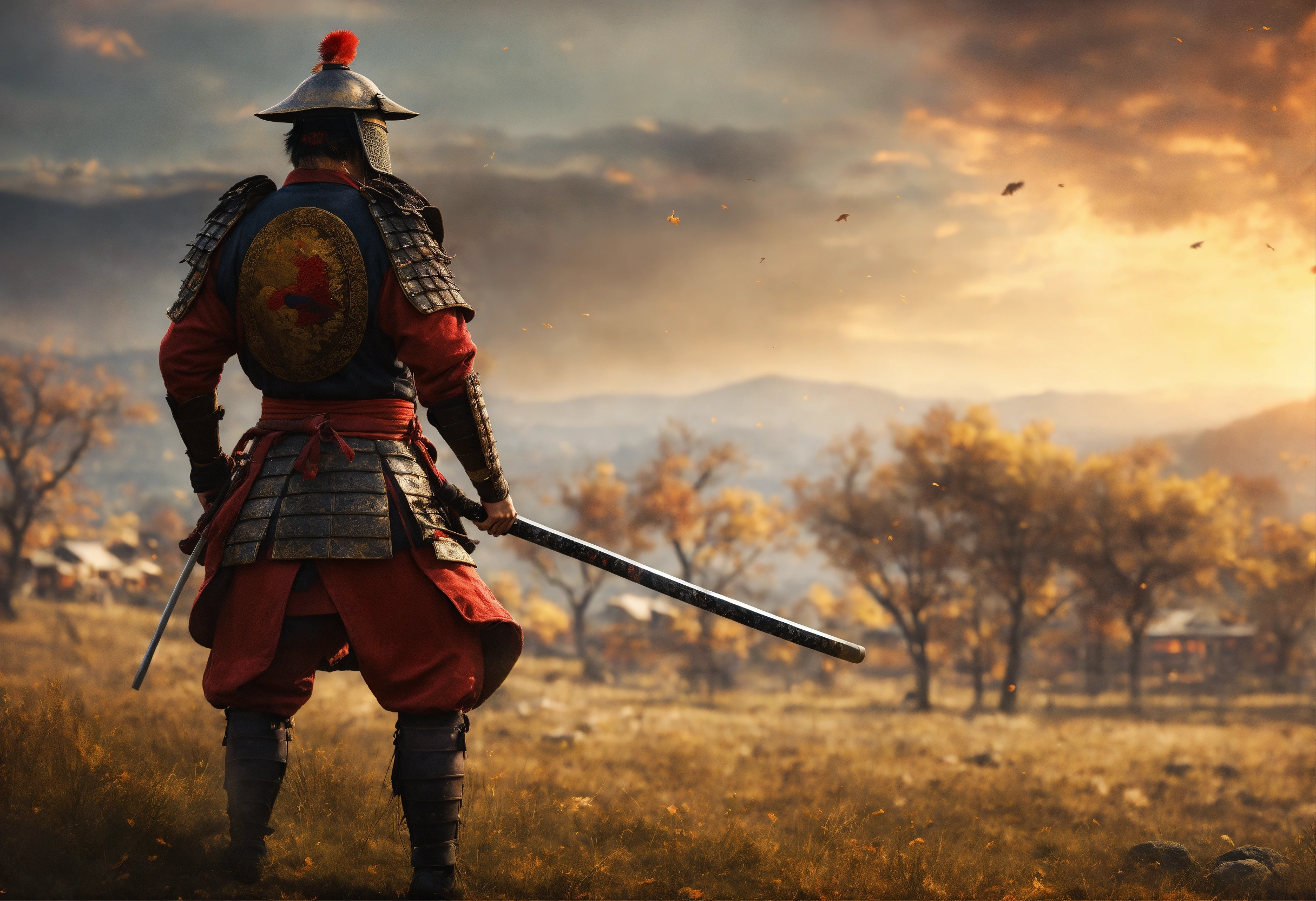 Lexica - Turkey samurai. battlefield. hyper realistic.