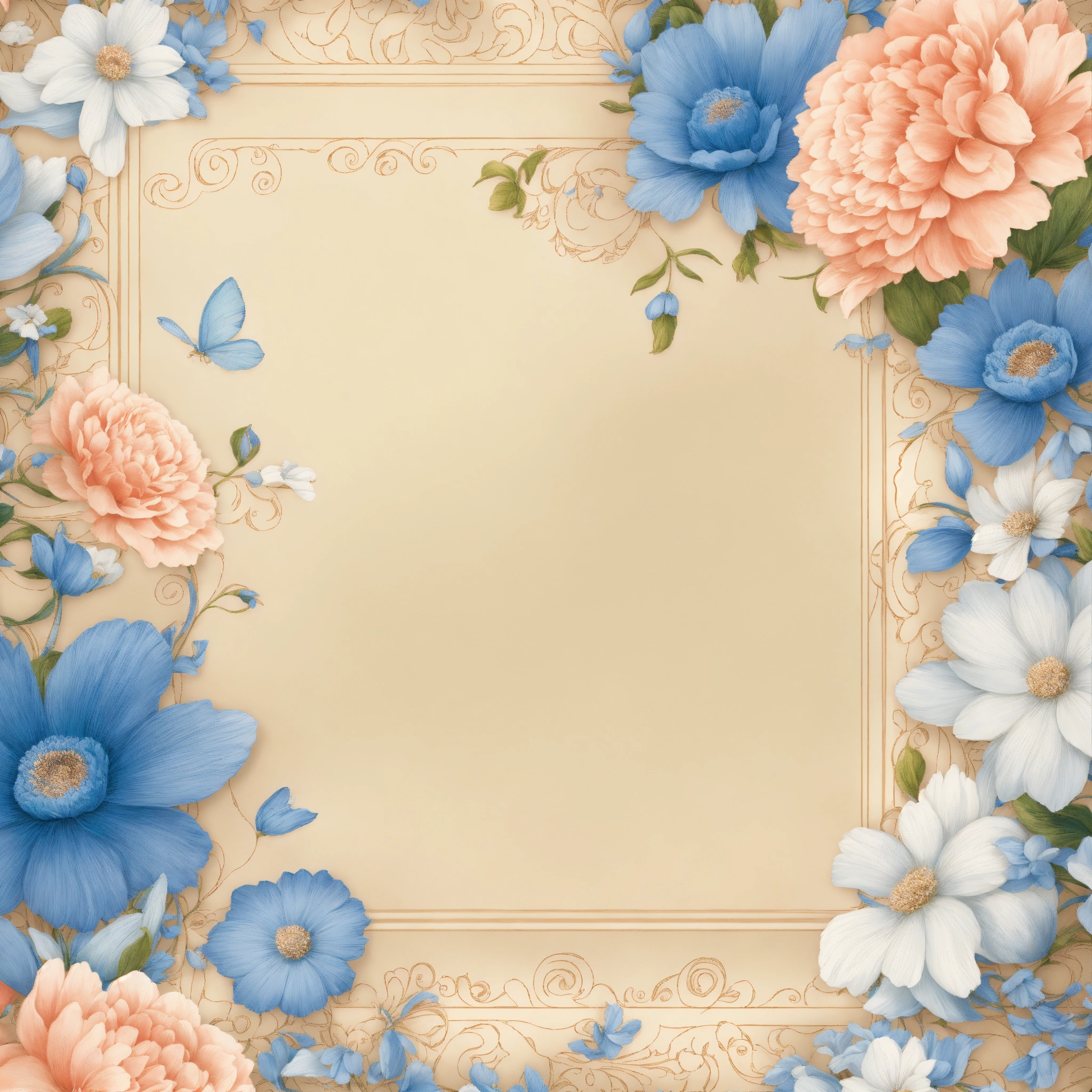 Lexica - Imagine a seamless pattern with a pretty scroll design and ...