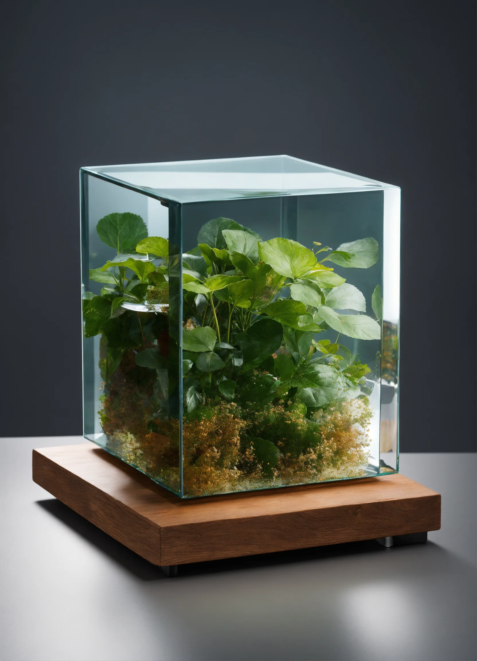 Lexica - Cube, 4k, Object inside, clear glass, studio photography ...