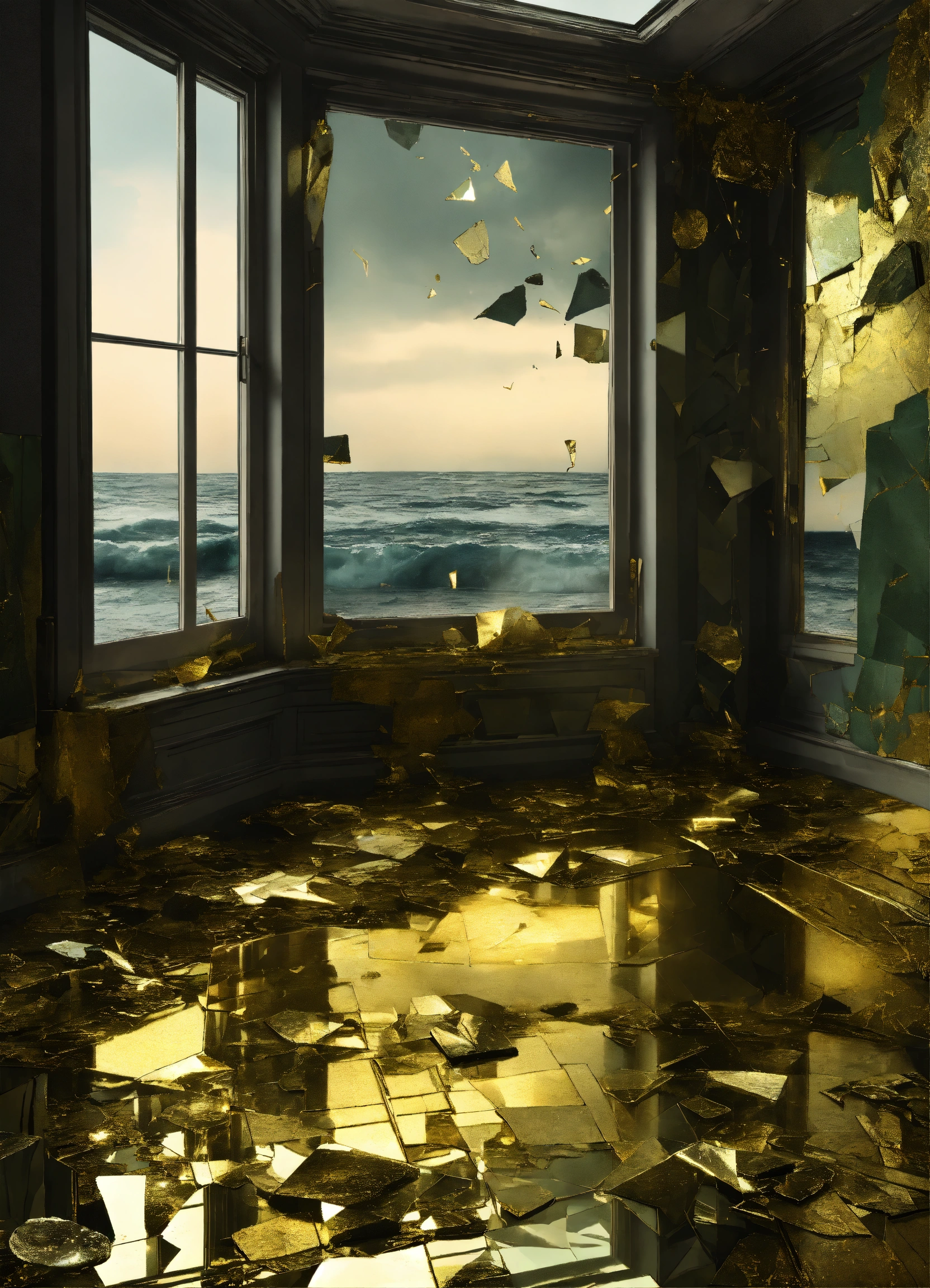 Lexica - Digital surrealism shattered dreamscape, fragments of ...