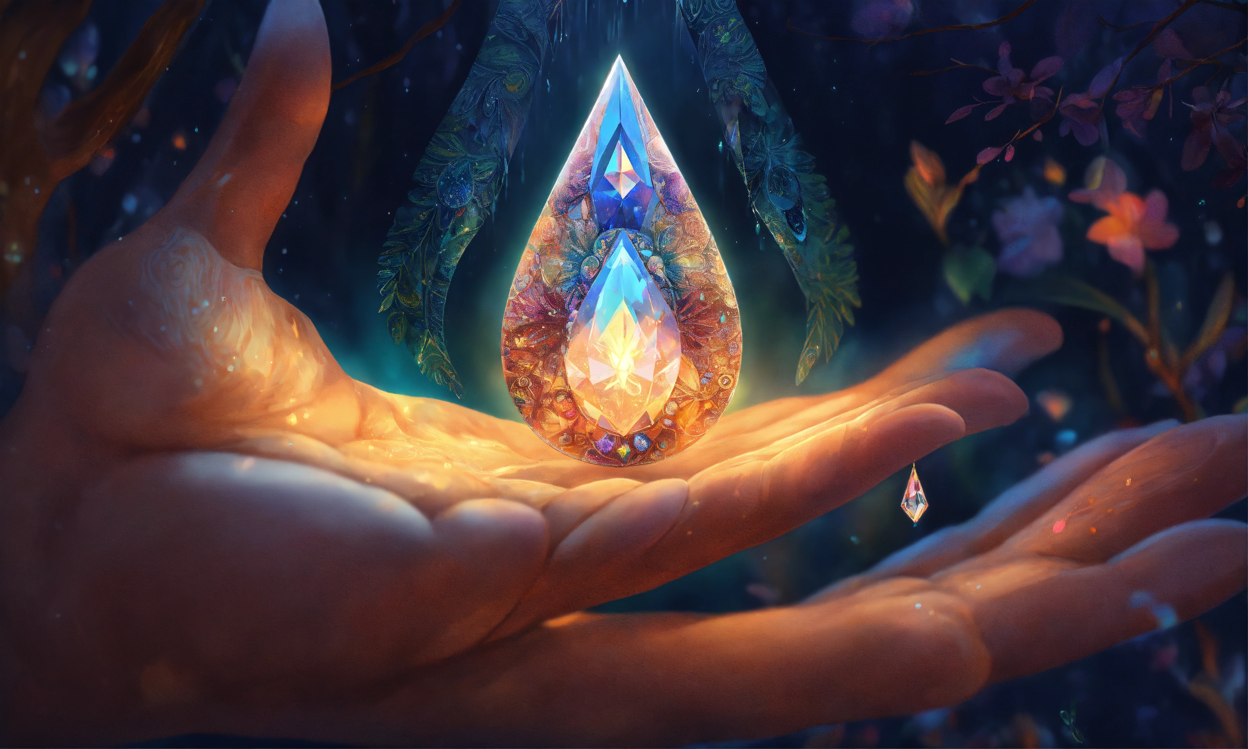 Lexica - An intricately detailed illustration of a hand, catching a ...