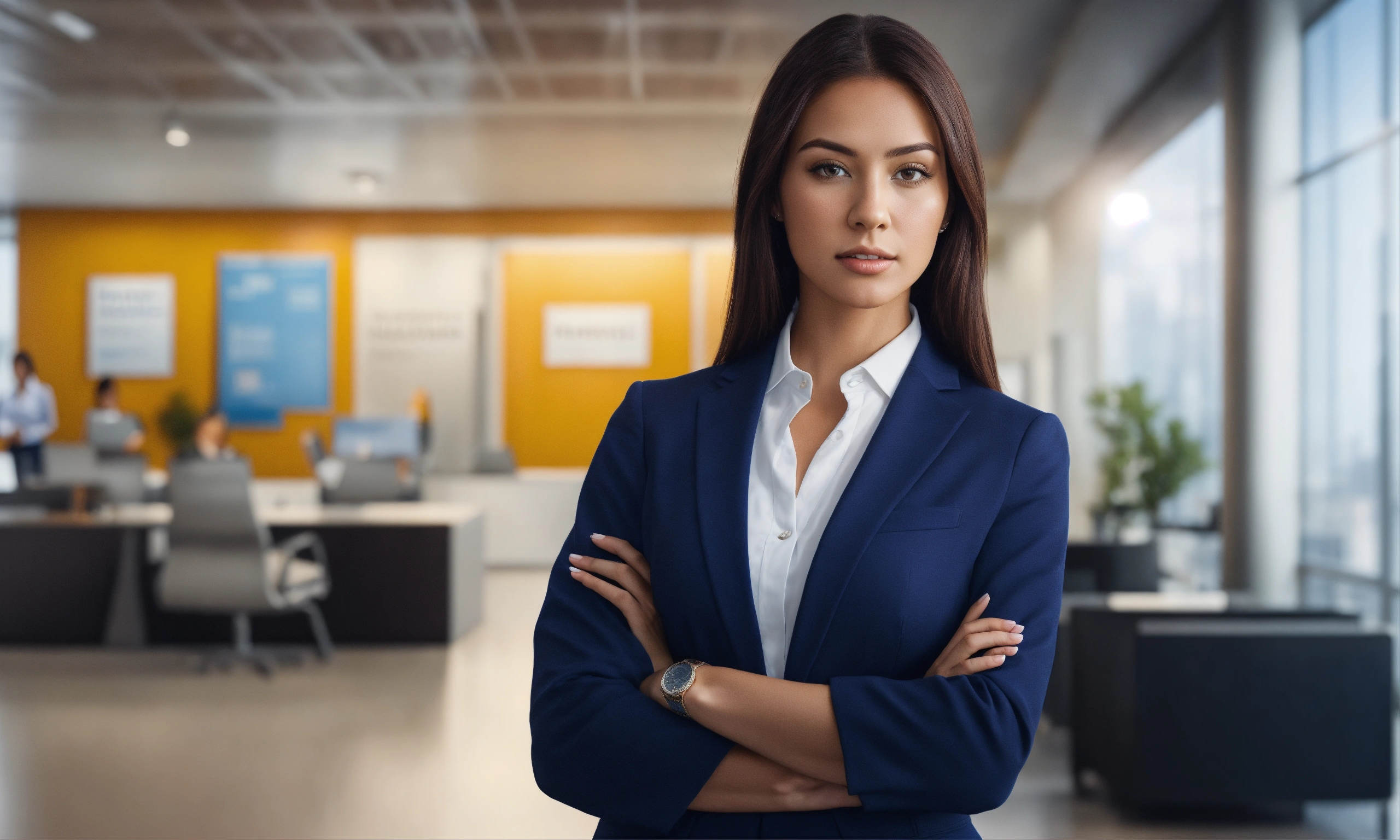 Lexica - A photorealistic picture of a young attractive Lady CEO ...