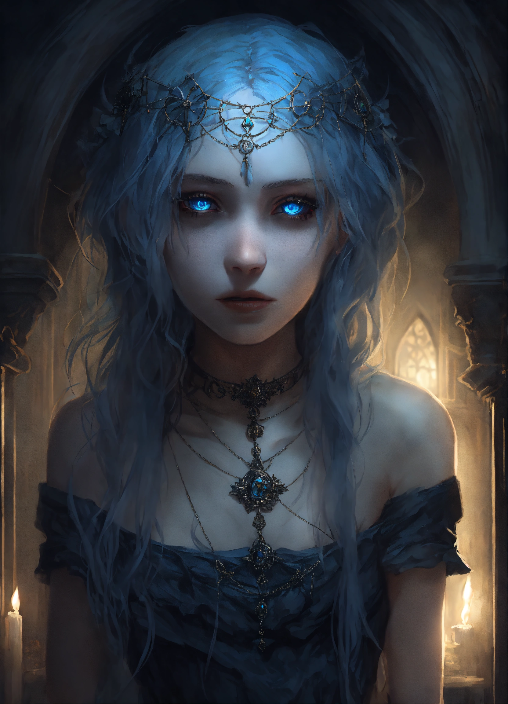 Lexica - Body portrait, twelve year old childish female goth ...