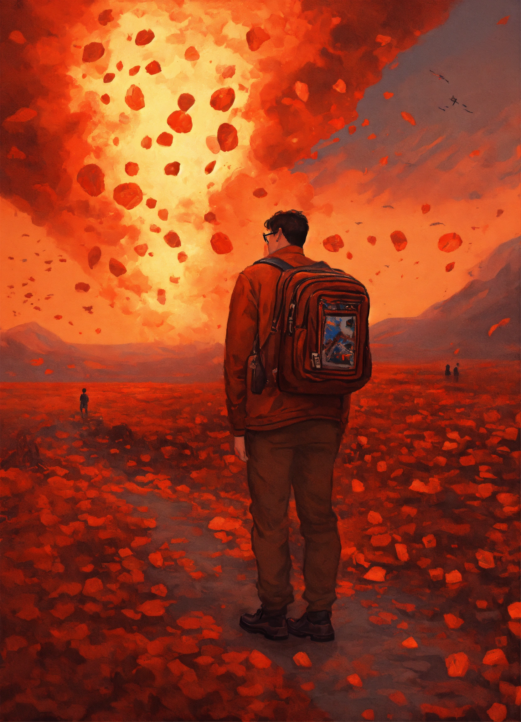 Lexica - A person experiencing extreme bad luck. Art.