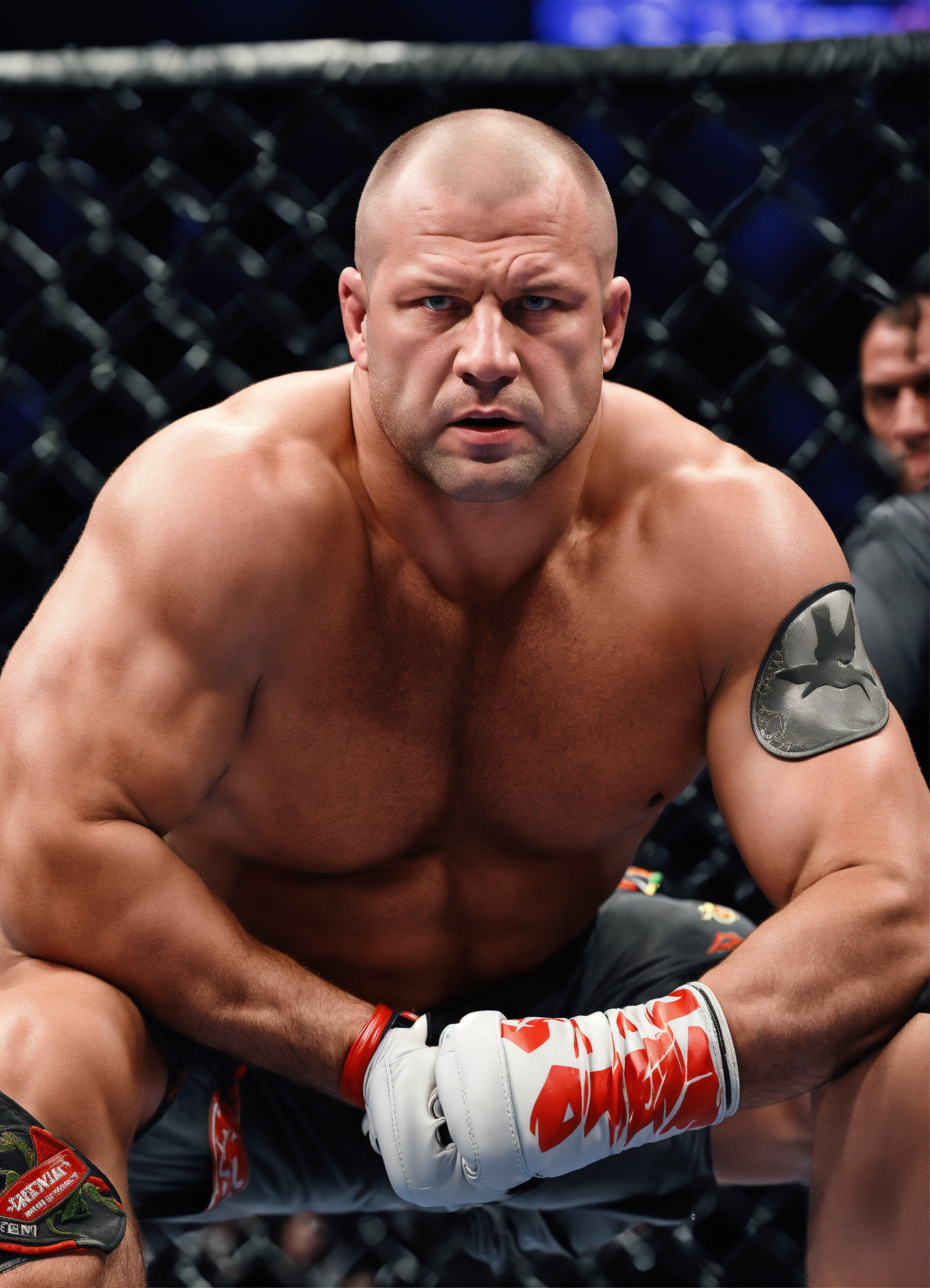 Lexica - Fedor Emelianenko combattant de MMA avec sa tenue de combat et ...
