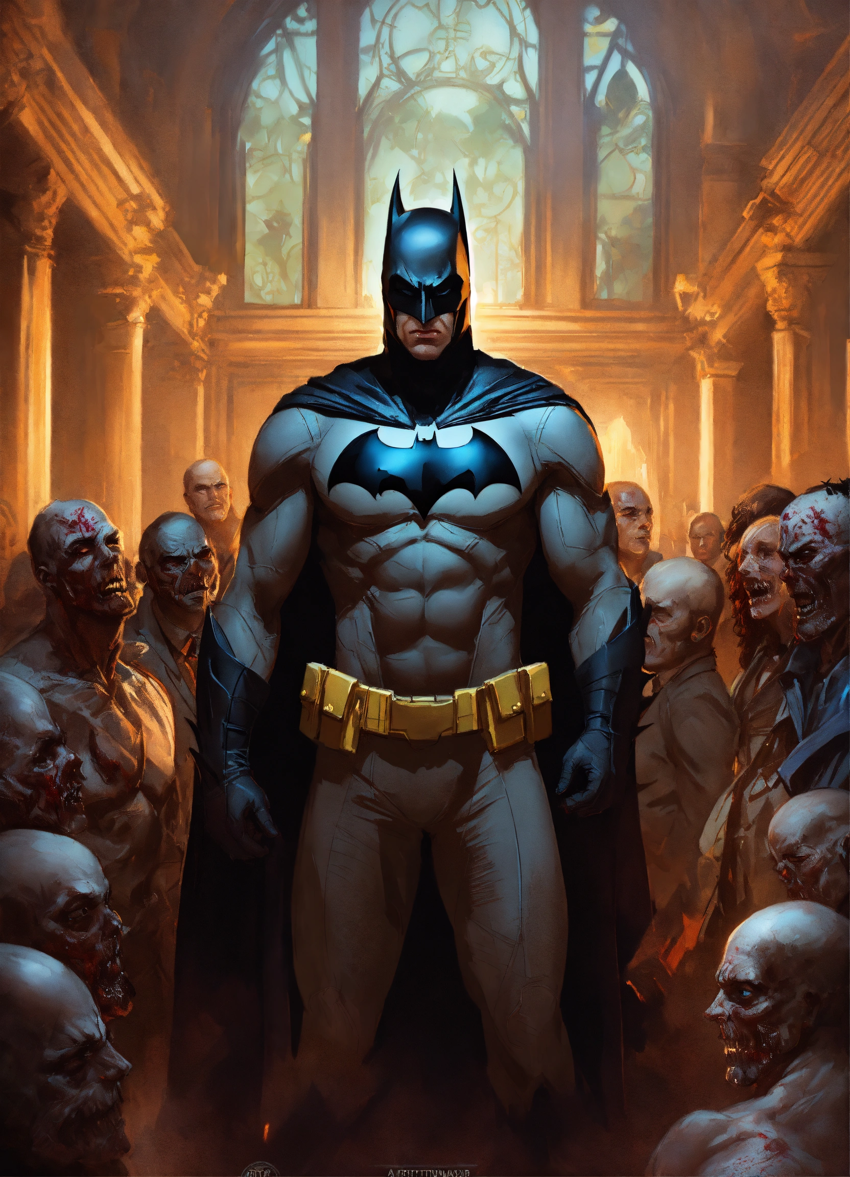 Lexica - Zombies a Batman by Zack Snyder, realistic portrait ...