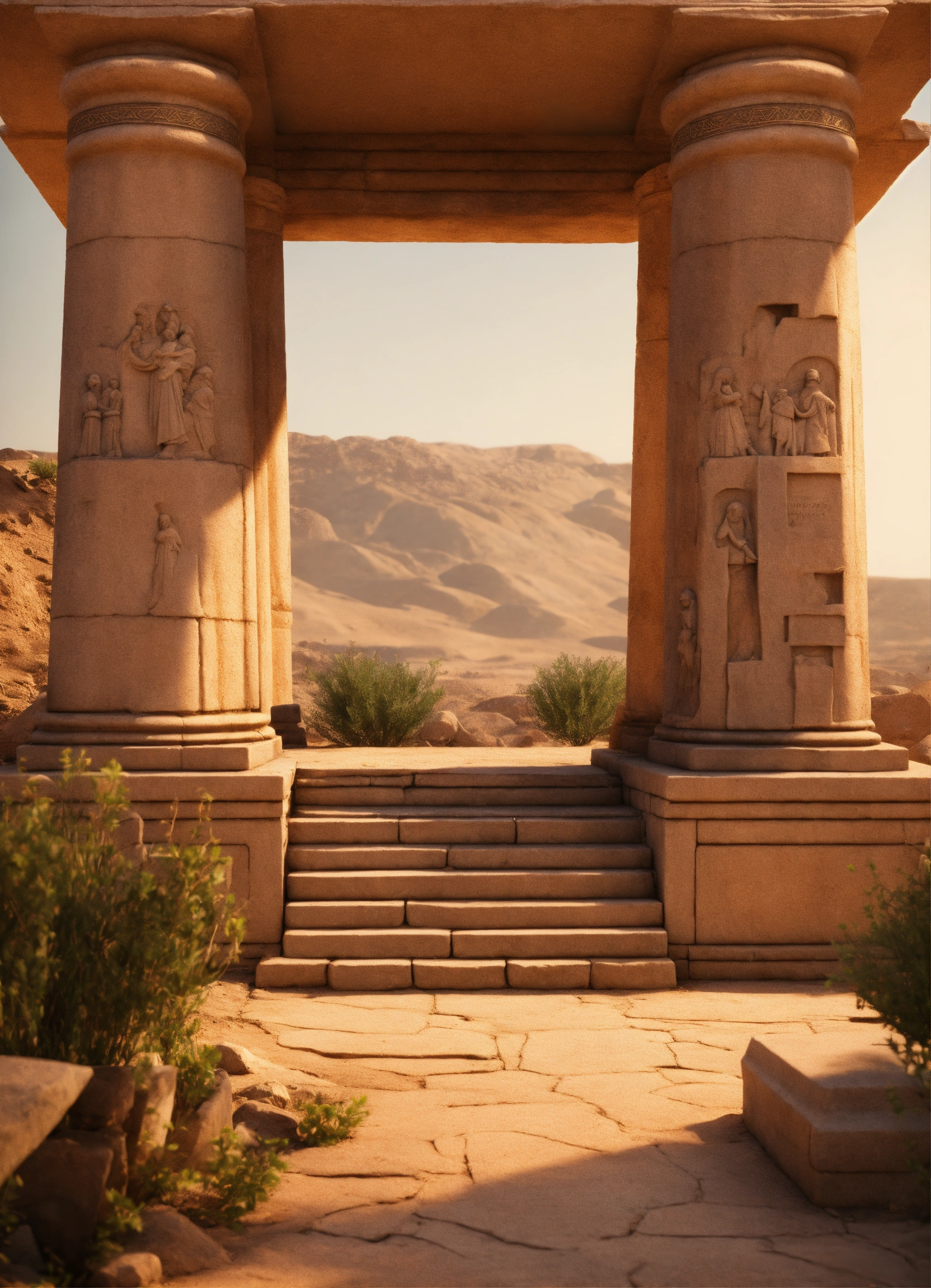 Lexica - Simple tomb where moses died cinematic, 8k