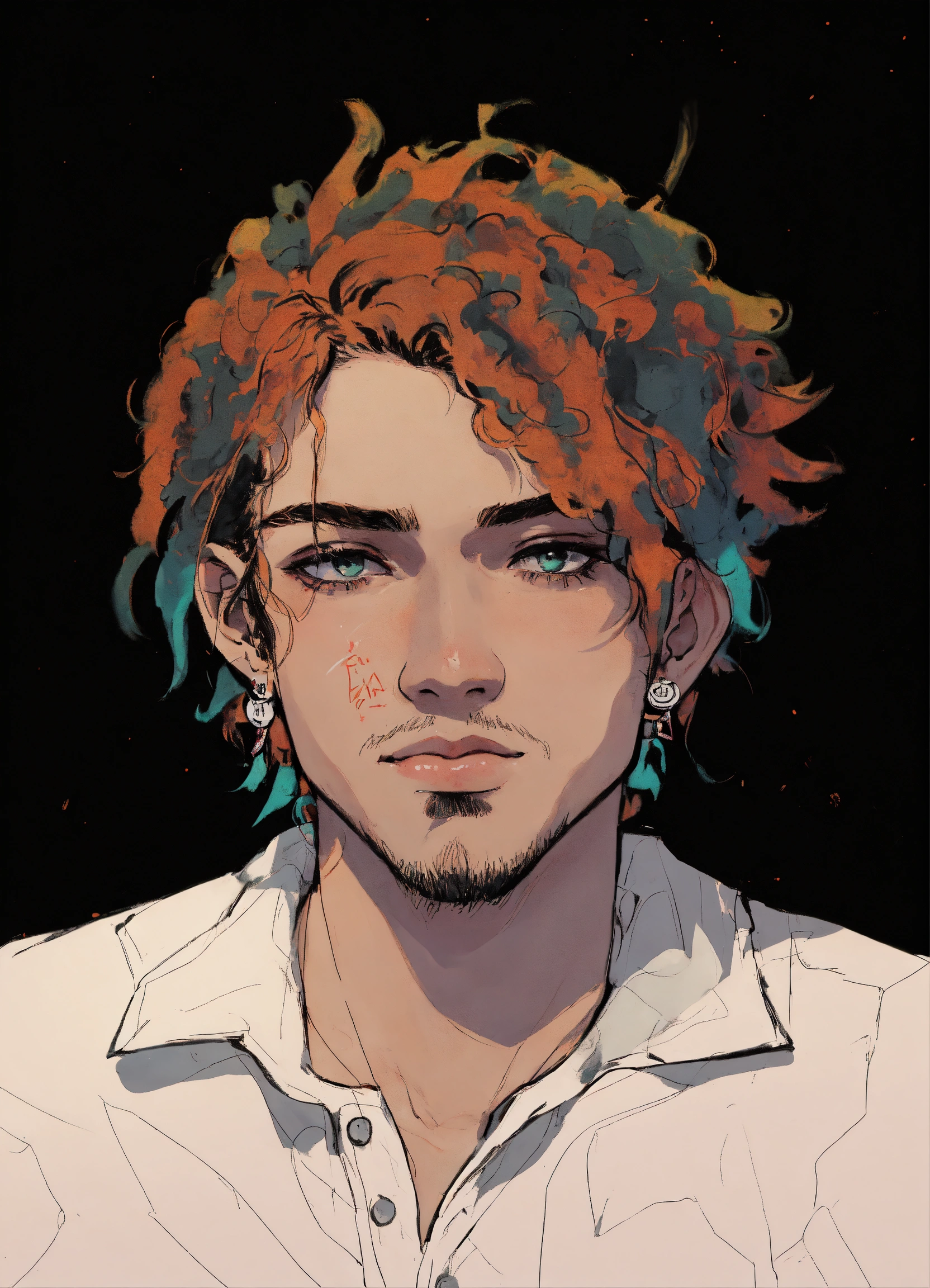 Lexica - Punk, punk aesthetic, profile, man, profile picture, male ...