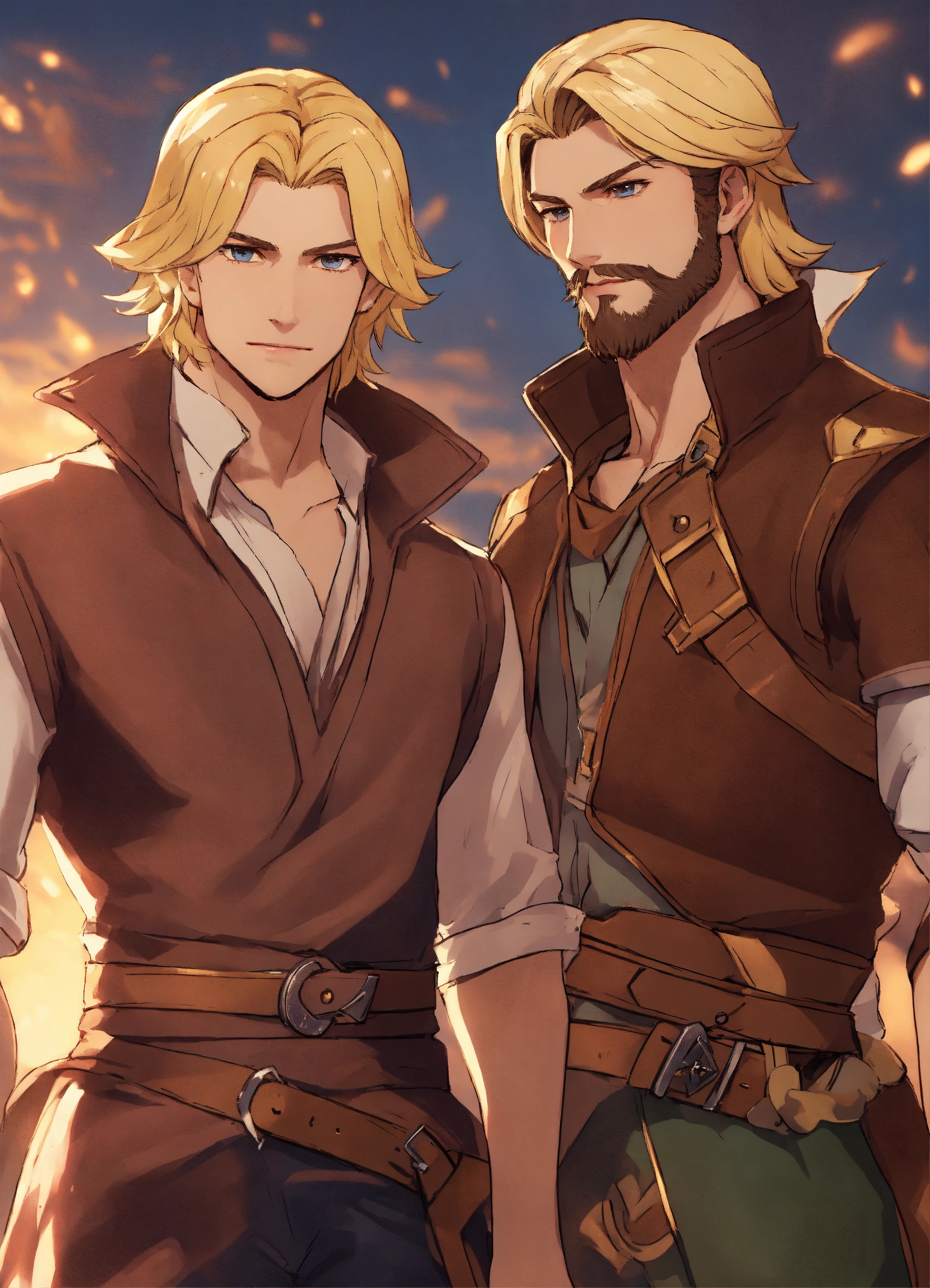 Lexica - A thropple of Alacard (blonde hair,dhampir) with Trevor ...