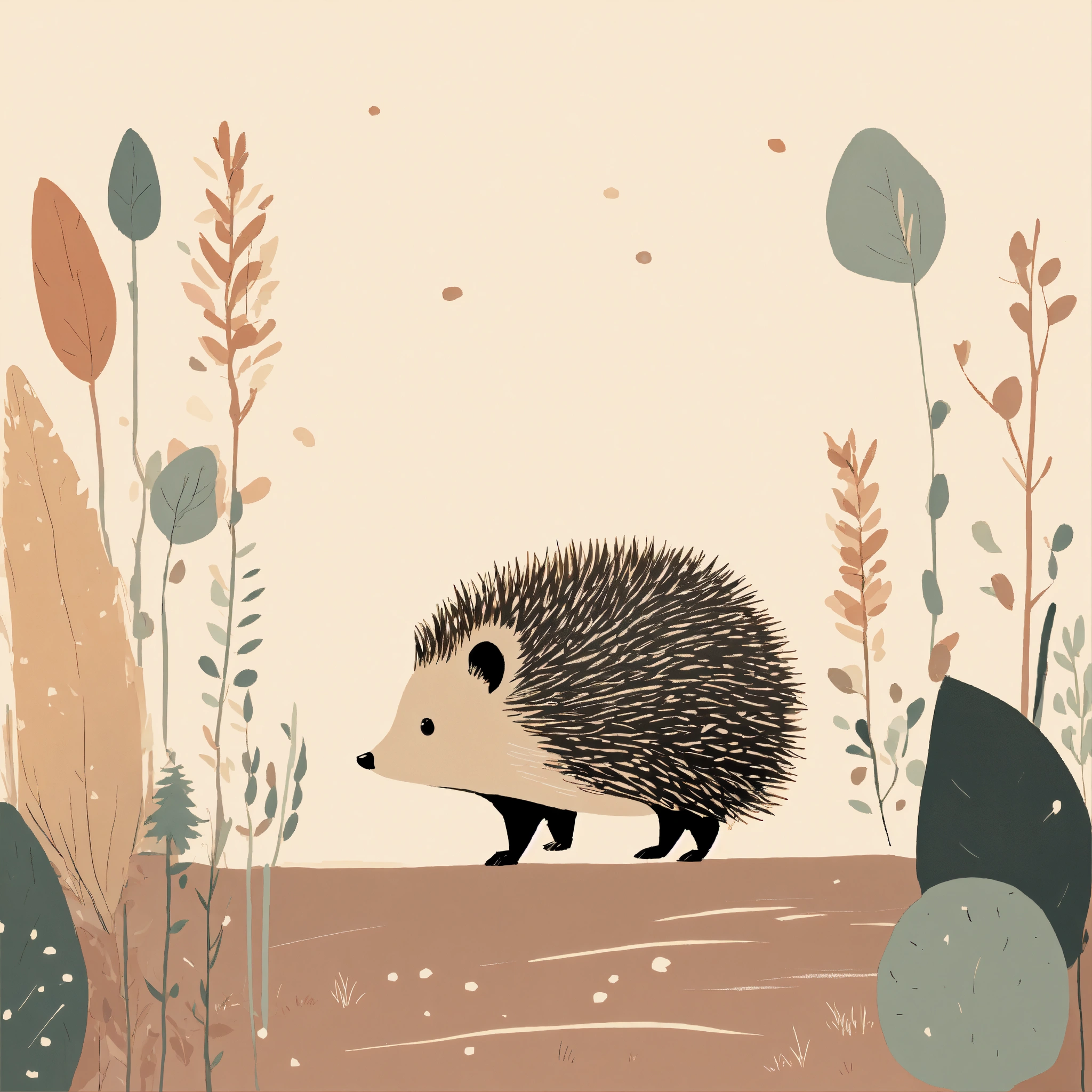 Lexica - A cute minimalistic simple hedgehog side profile Clipart ...
