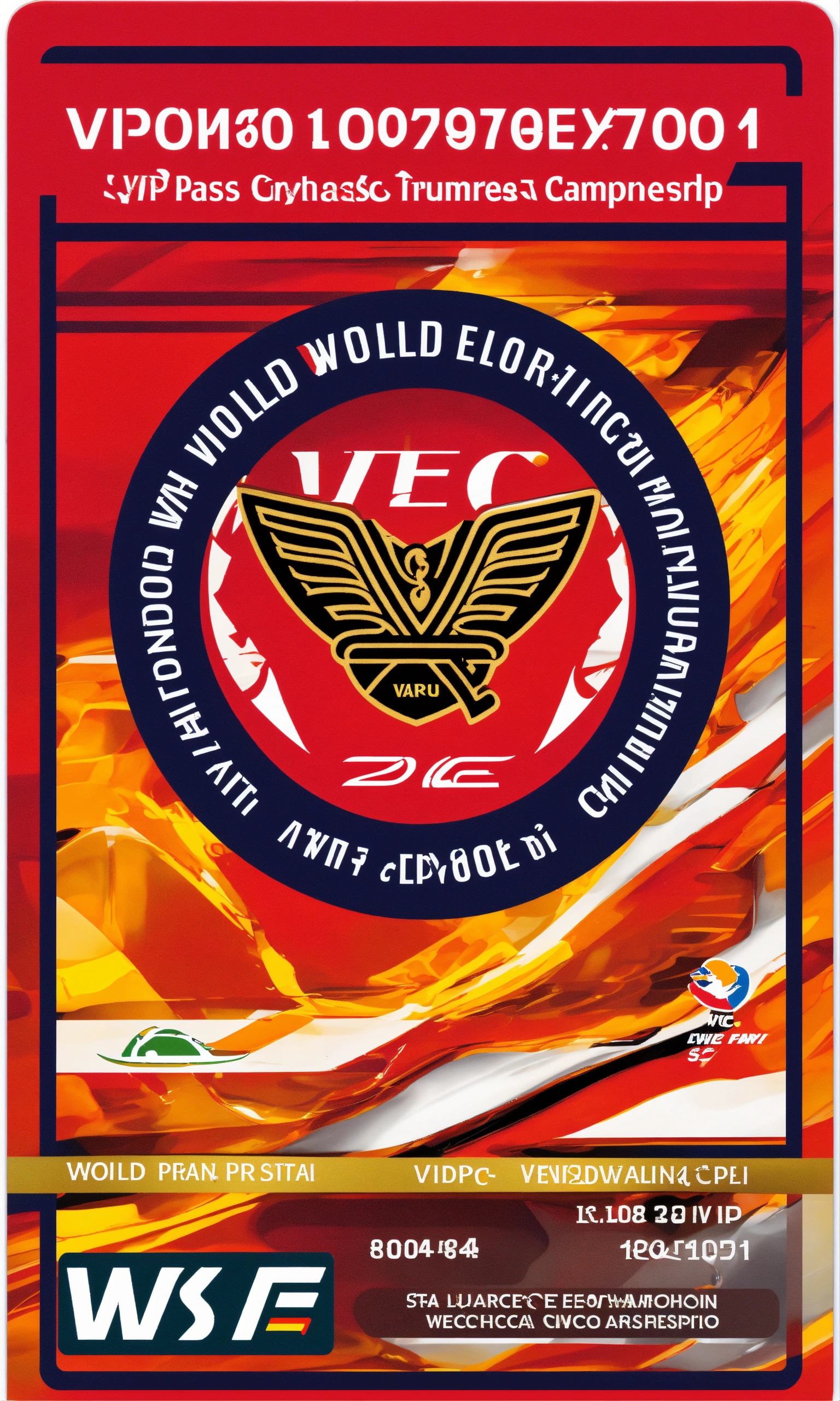 Lexica - WEC World endurance championship card VIP ID pass