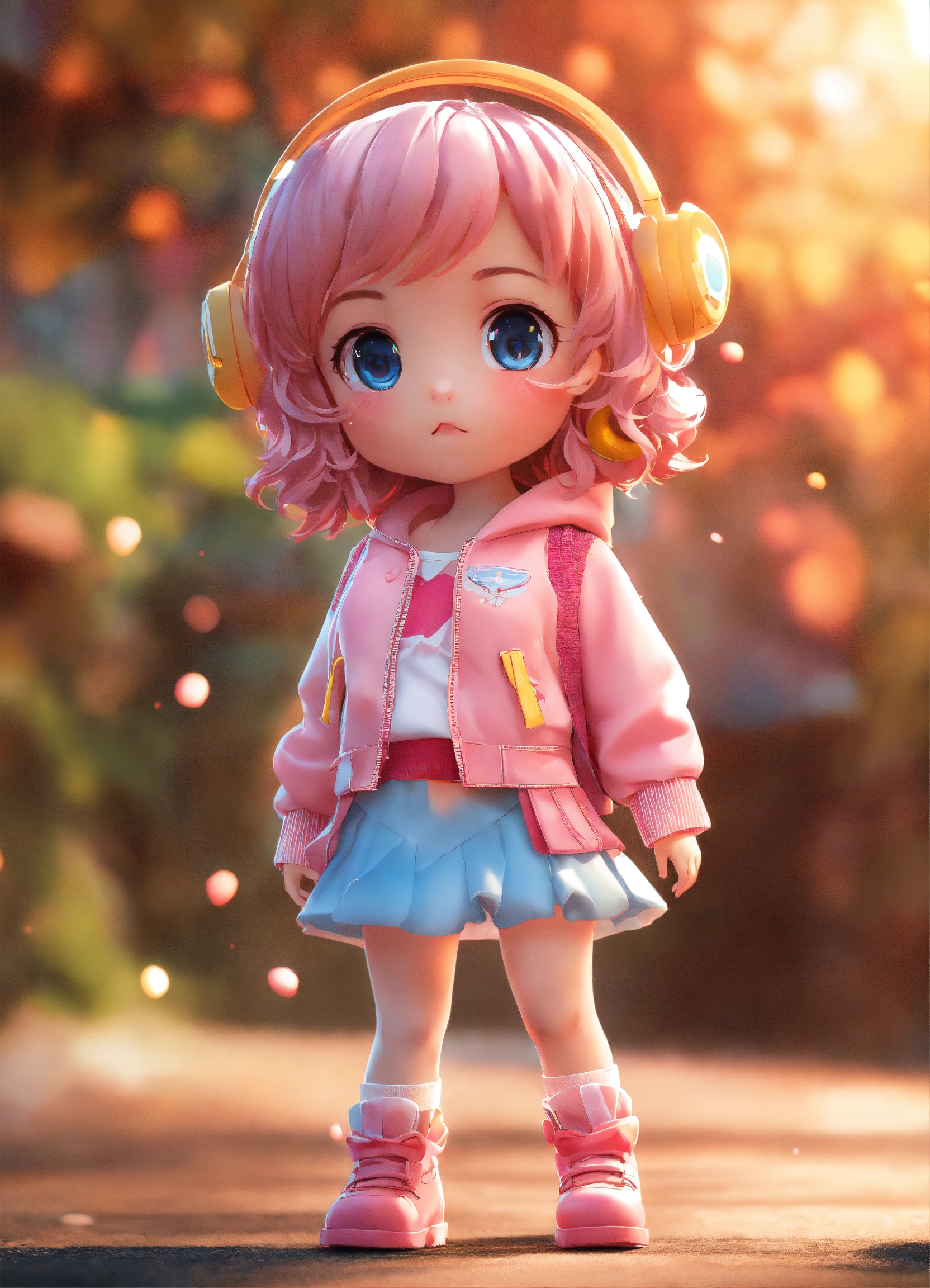 Lexica - 4d photographic image of full body image of a cute little ...