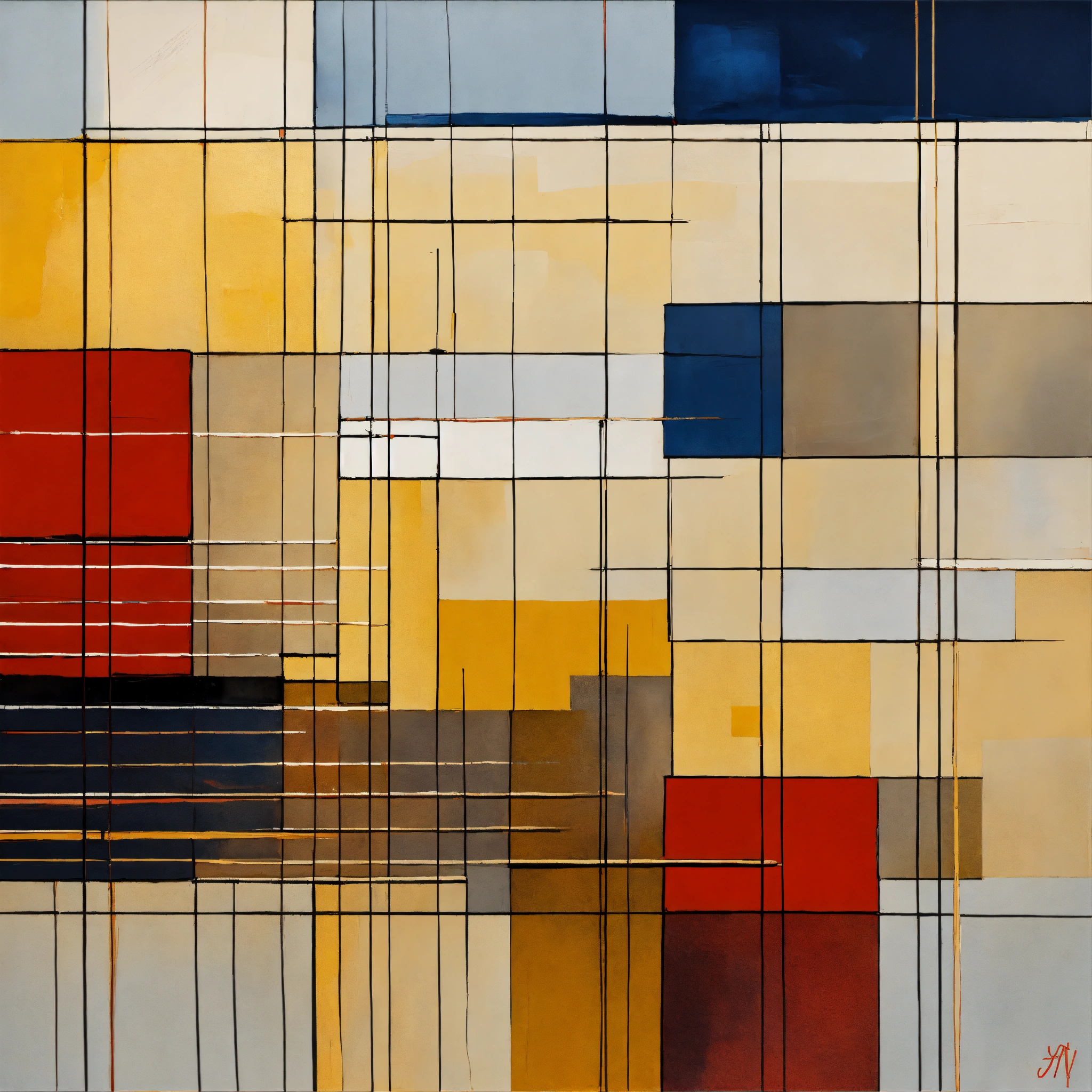 Lexica - Abstract, line art, oil painting, transparent, in style ...