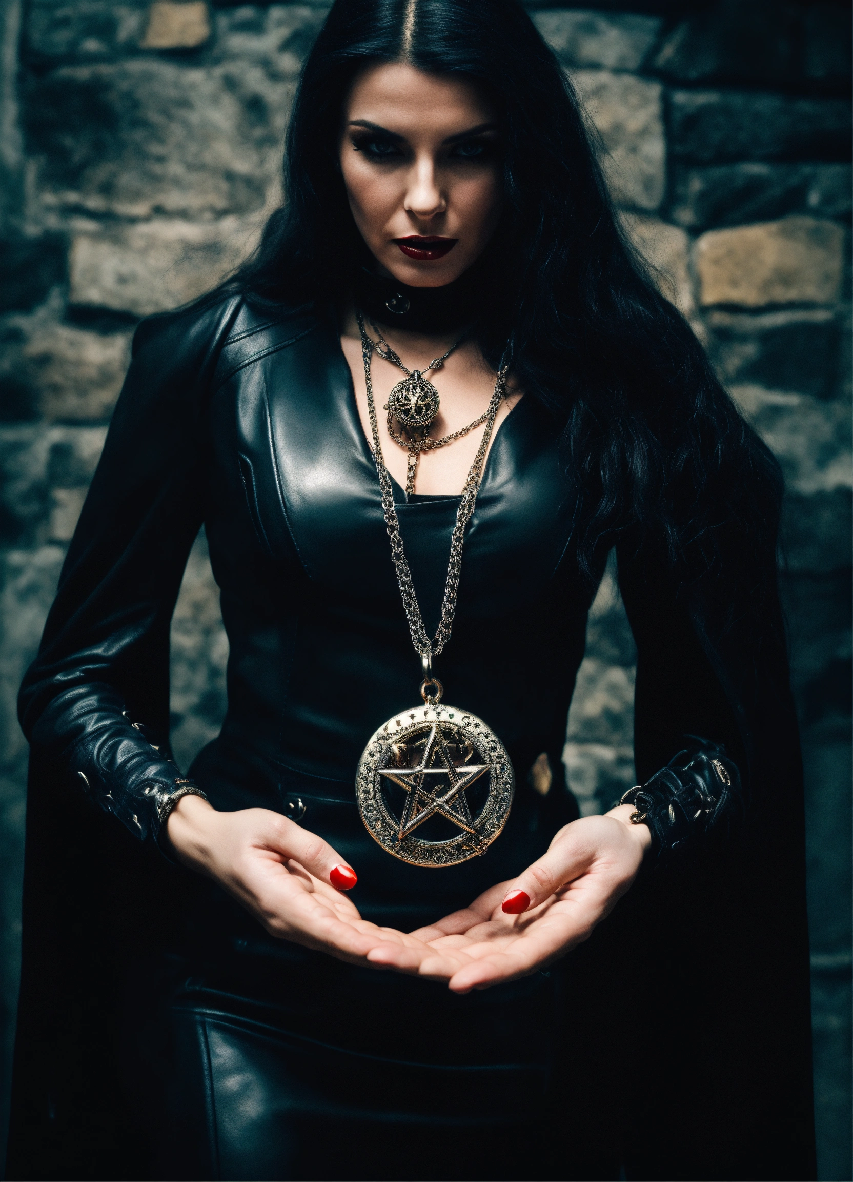 Lexica - Evil diabolical woman satanic powerful sorceress in black ...