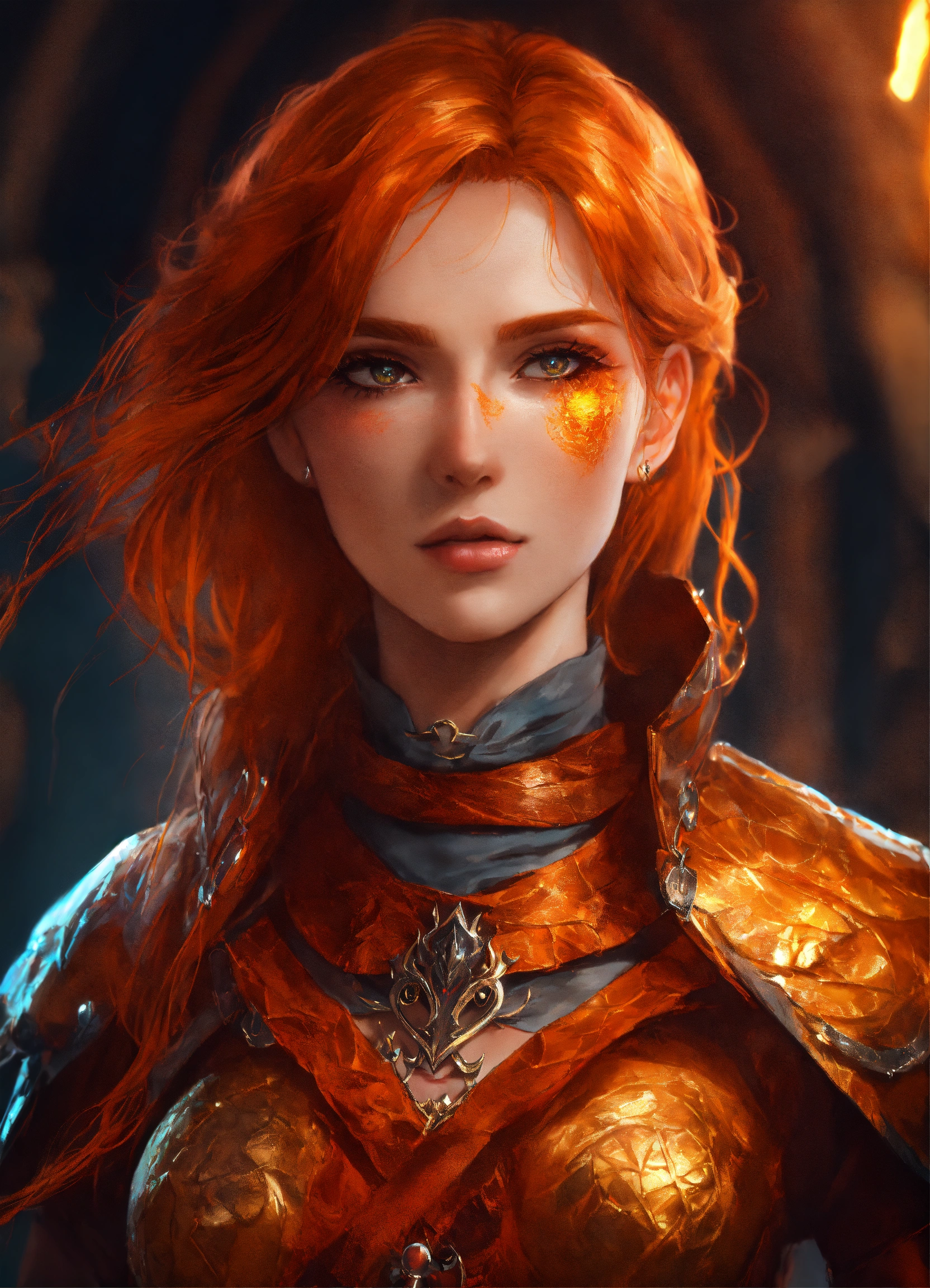 Lexica - Draconic claws, draconian jaw, scales in her face and body ...