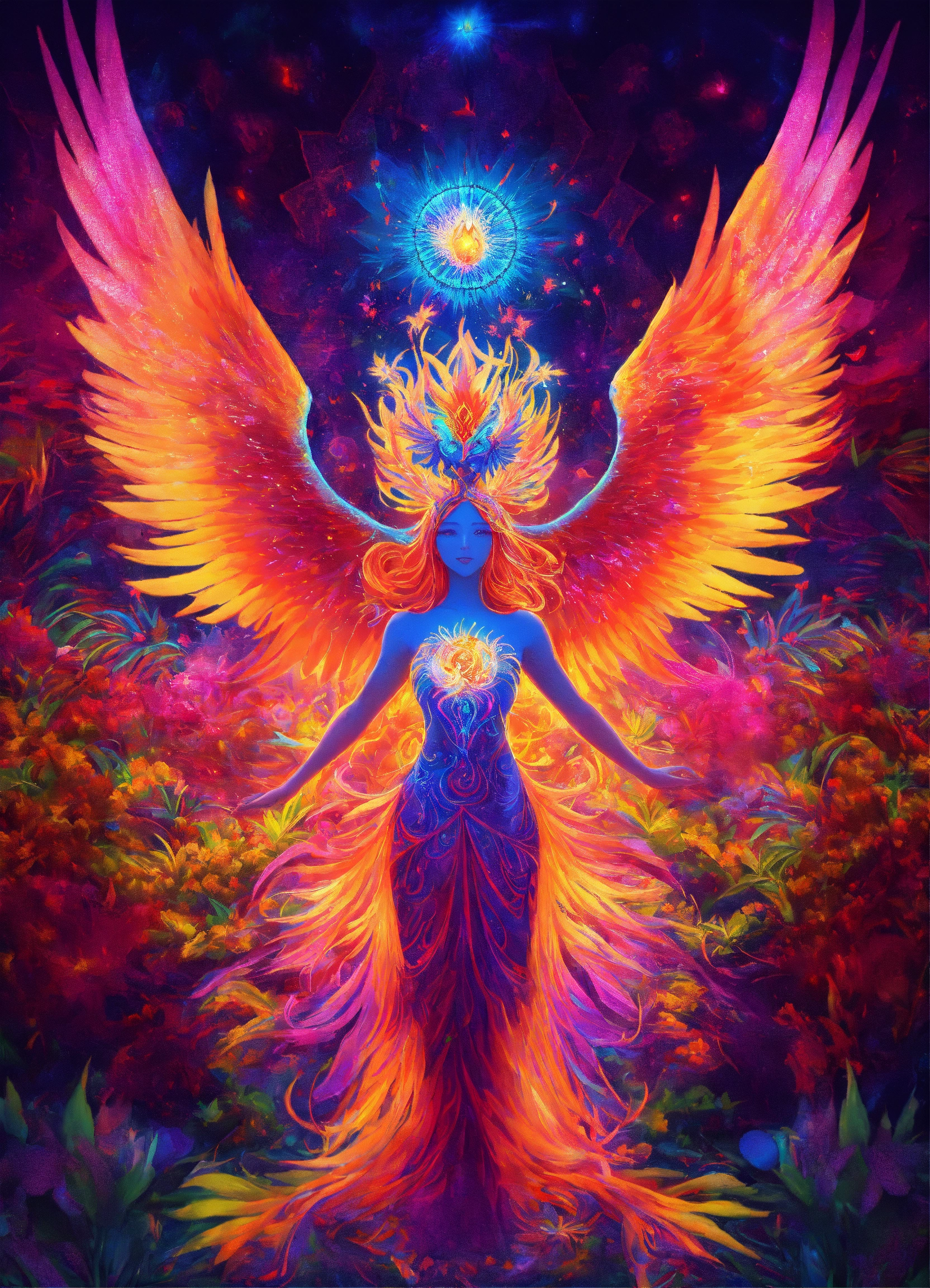 Lexica - Phoenix rising, ayahuasca medicine spirit, garden eden, new ...