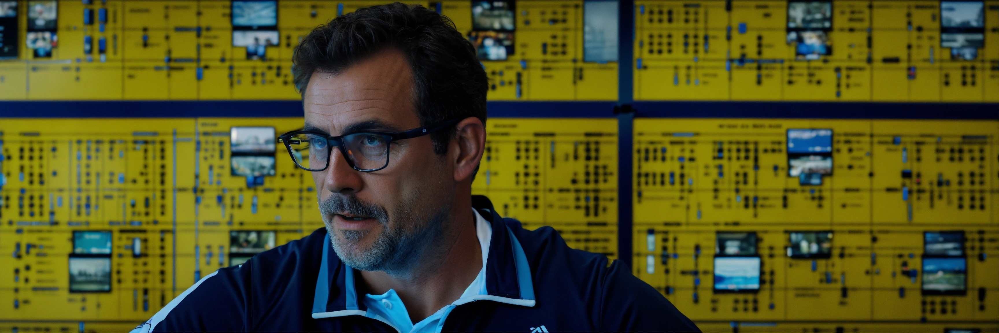 Lexica - Portrait of a french rugby coach wearing a pair of oversized ...