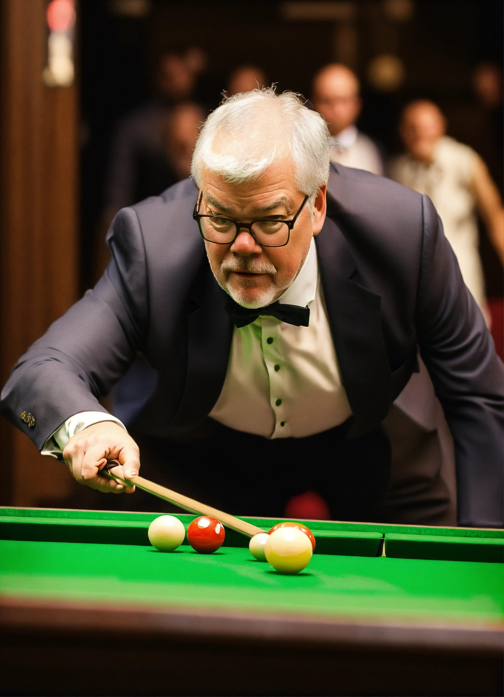 Lexica - Matthew Kelly wearing glasses upside down, oversized bow tie ...