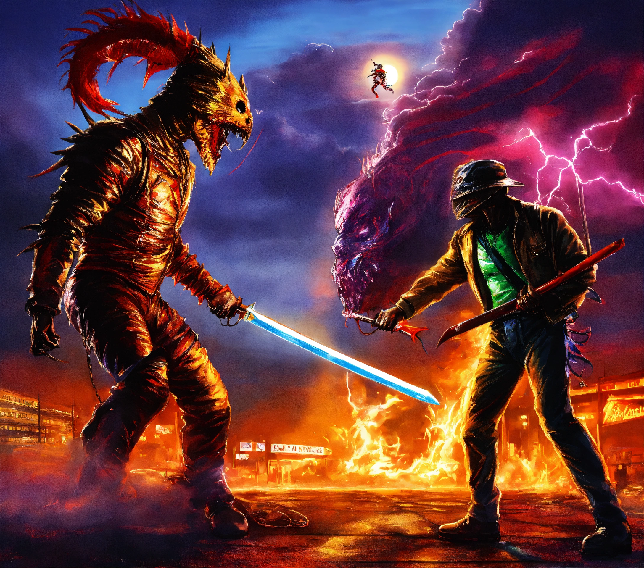 Lexica - Nightmare on elm st freddie vs jason god claws rainbow thunder