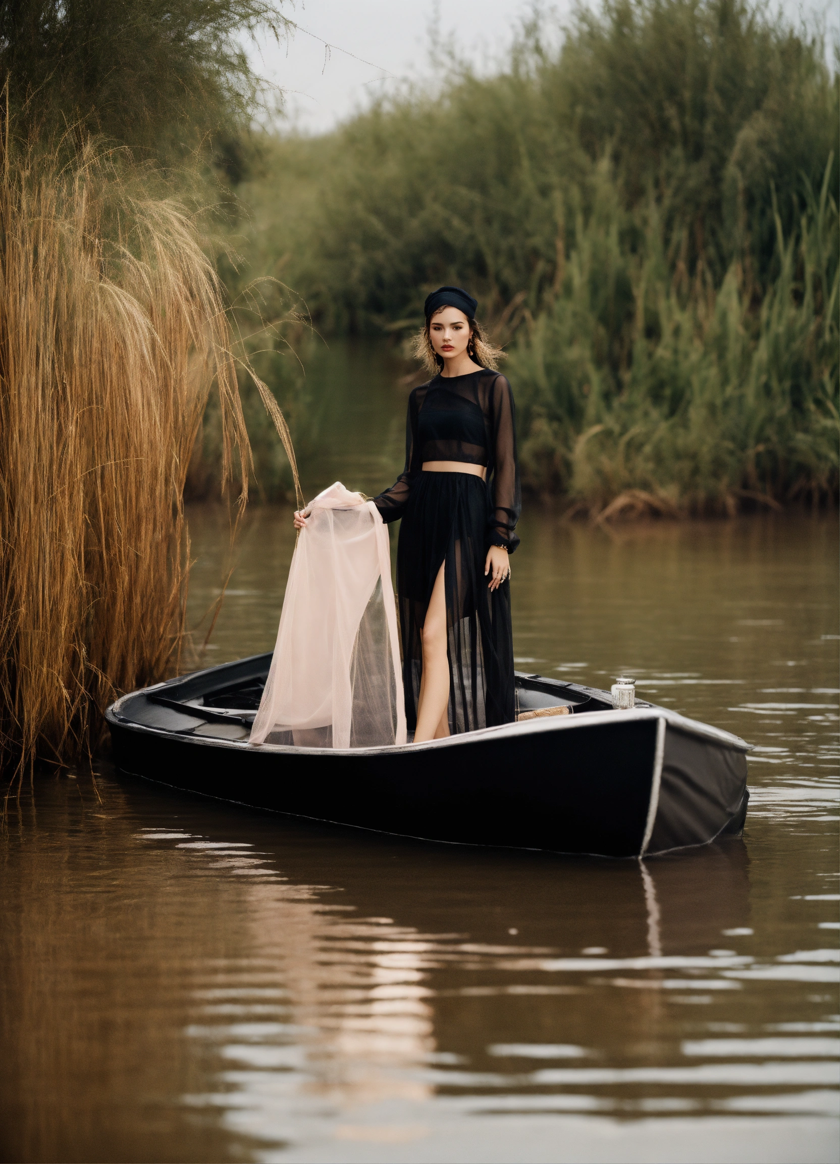 Lexica - Retro basra marshes vogue boat editorial black vail voile ...