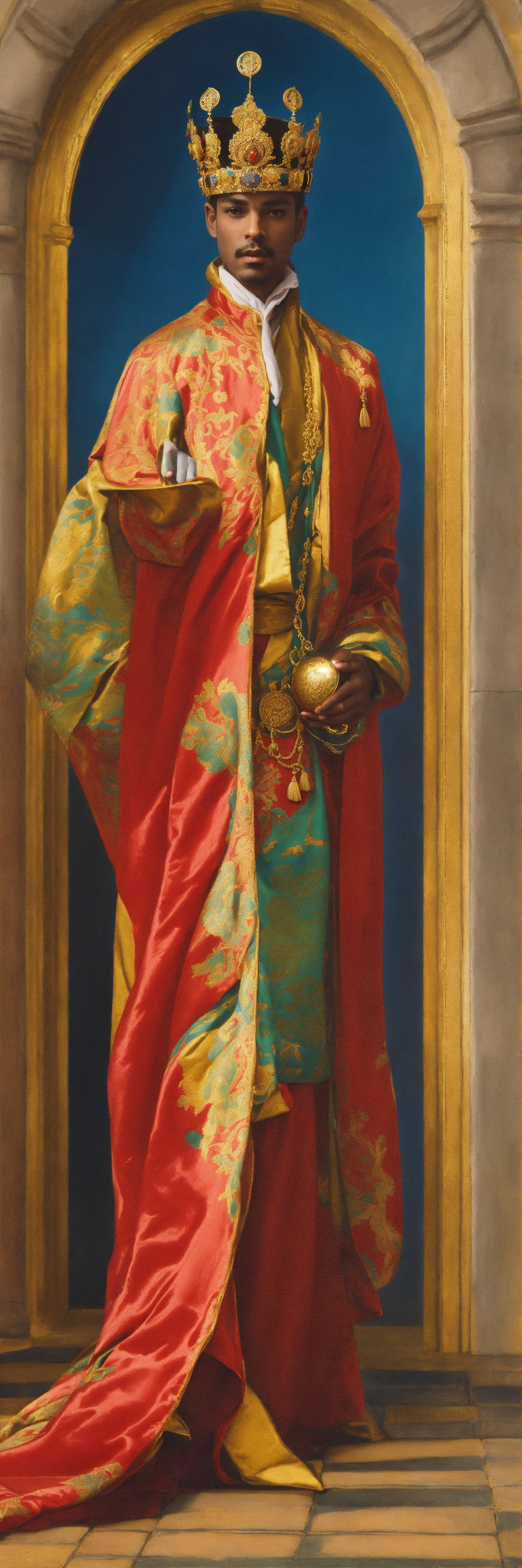 Lexica - Prince BLISDON appeared in a Robe of many Colours and on his ...