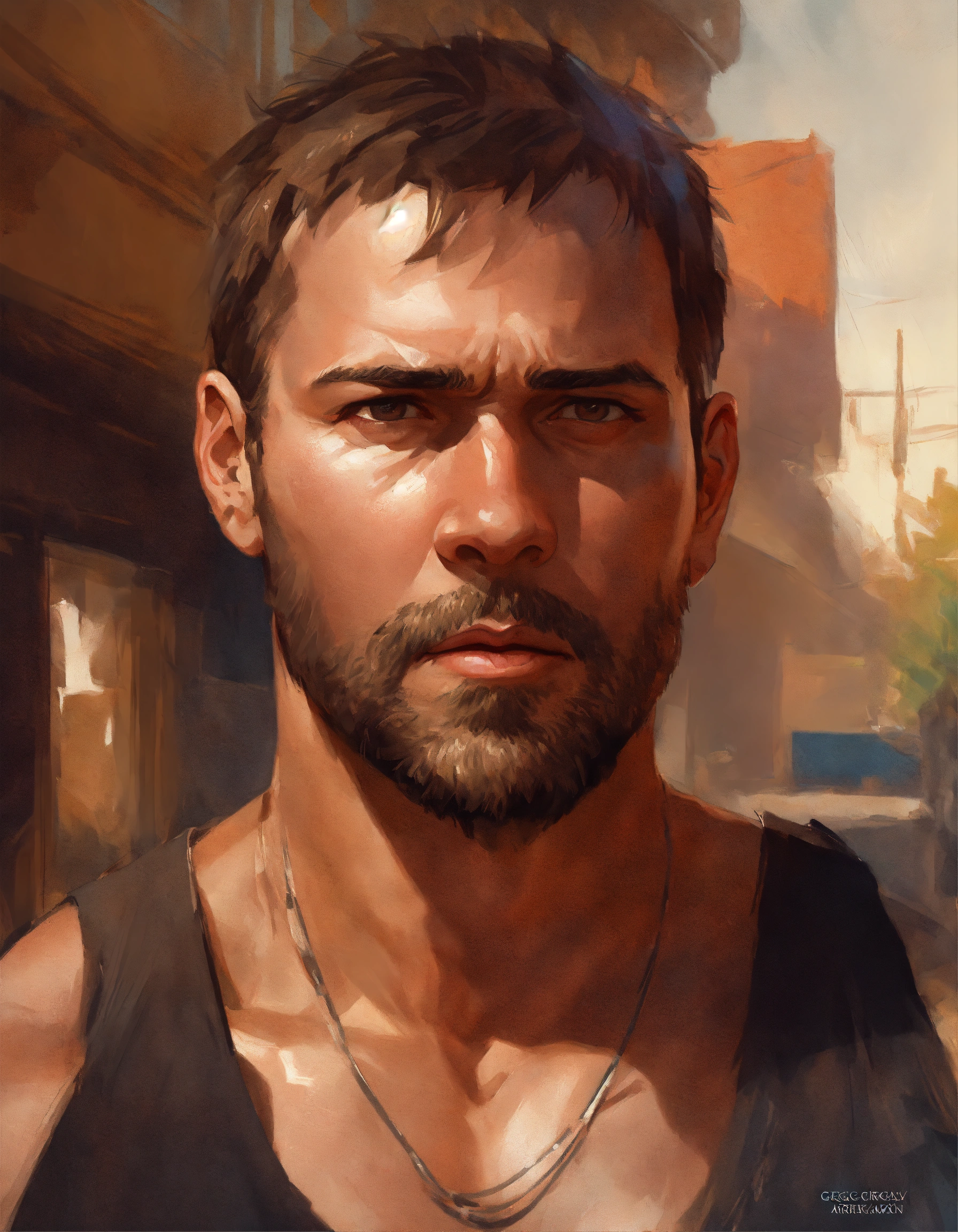 Lexica - Portrait of a man by Greg Rutkowski, he is about 40 years old ...