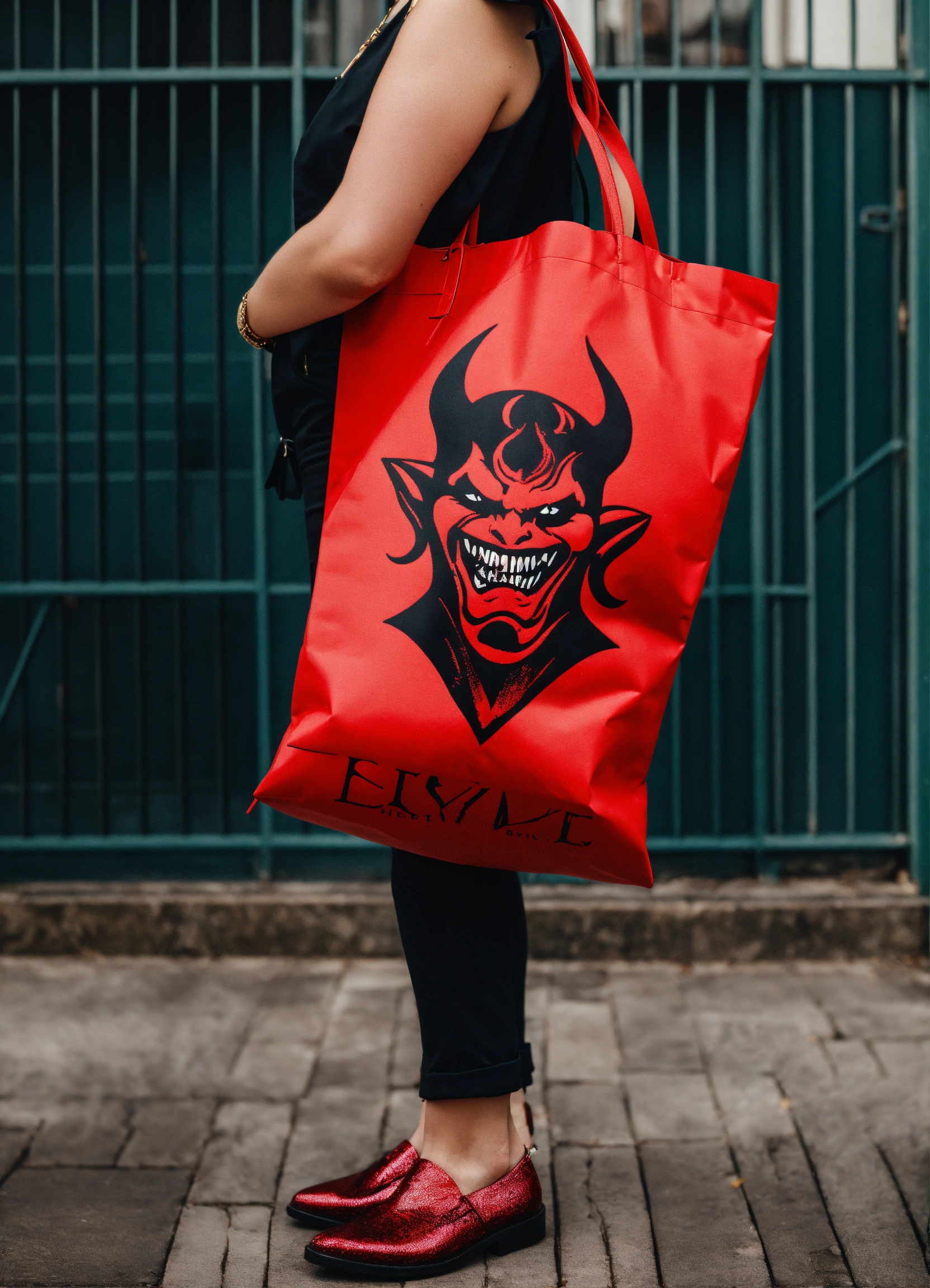 Lexica - Devil shopper bag