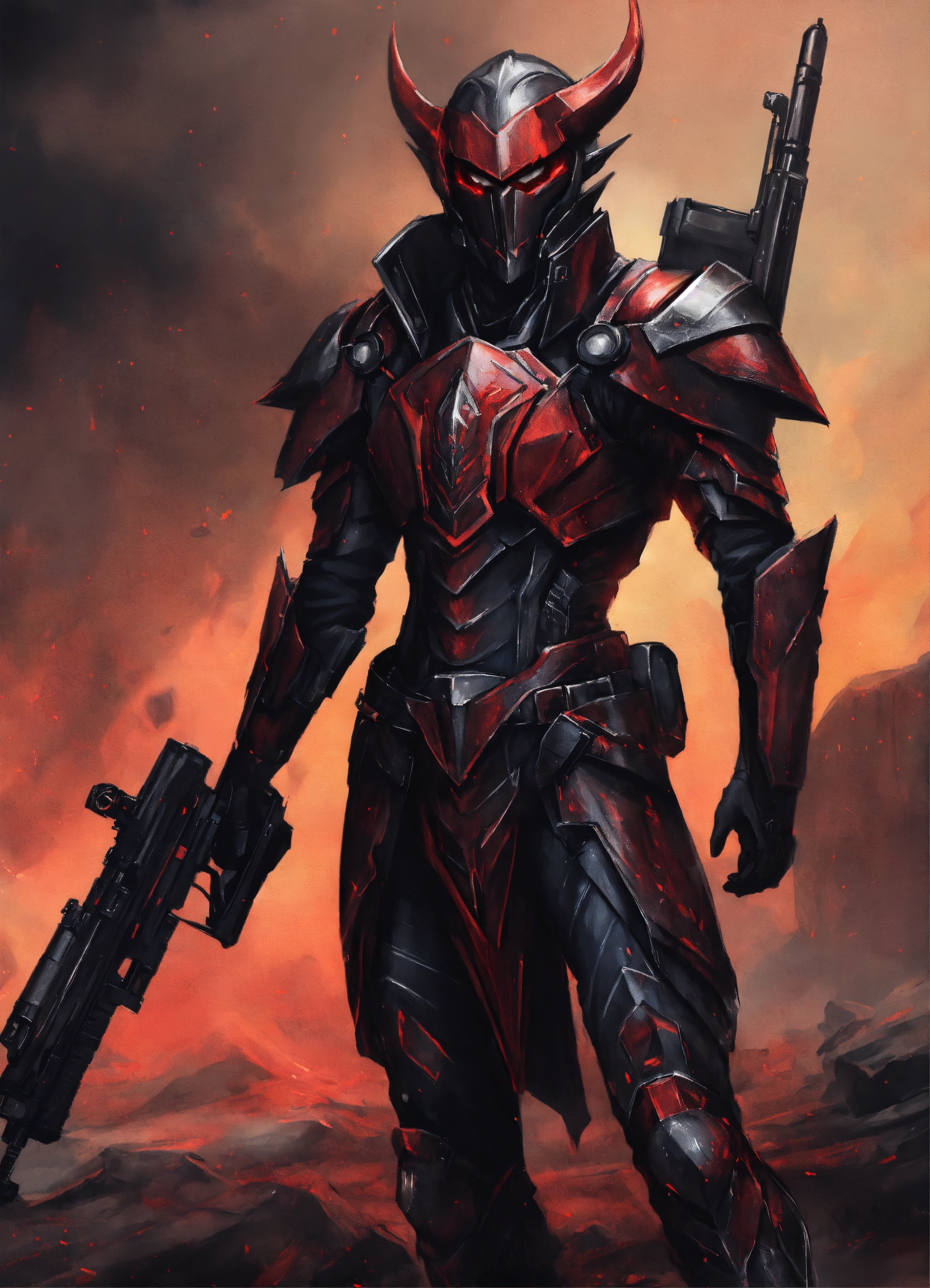 Lexica - Epic drawing of a full body of a dark elf sci fi soldier ...