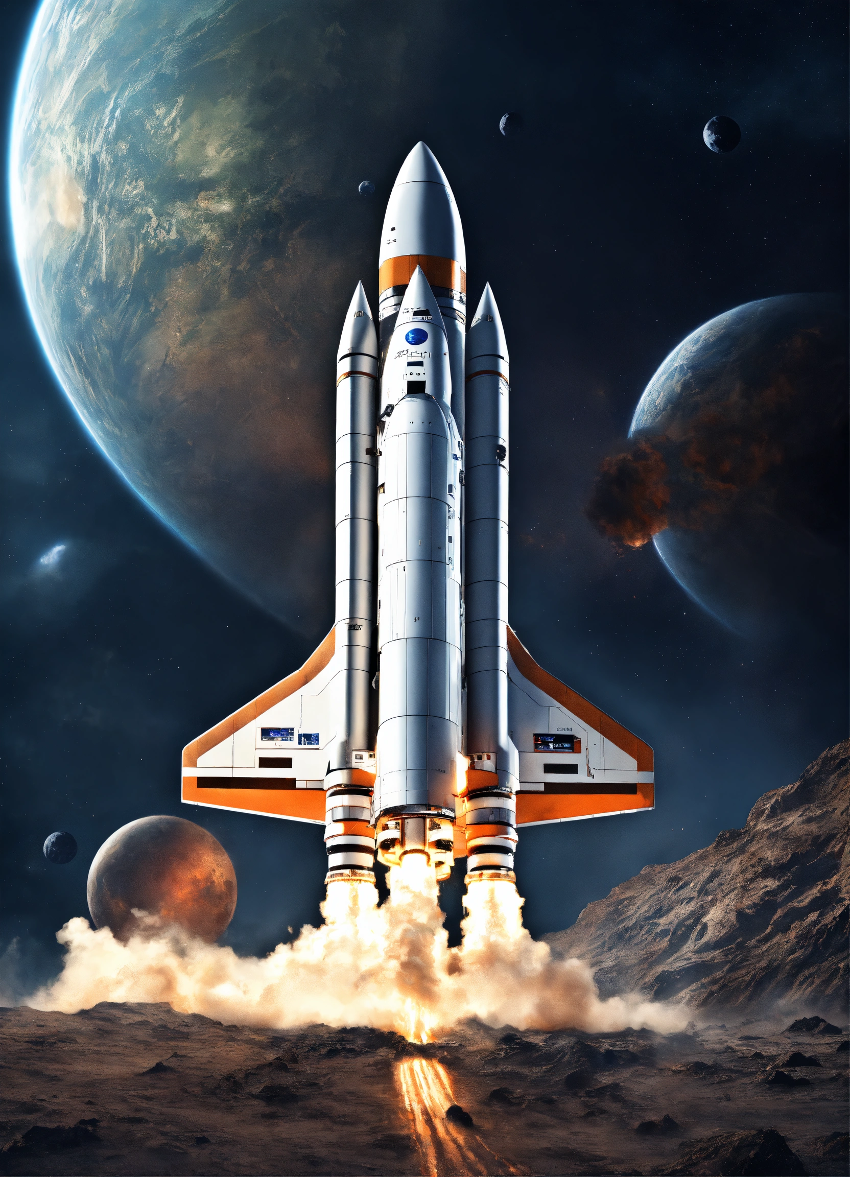 Lexica - Ultra realistic photo of a highly advanced spaceship