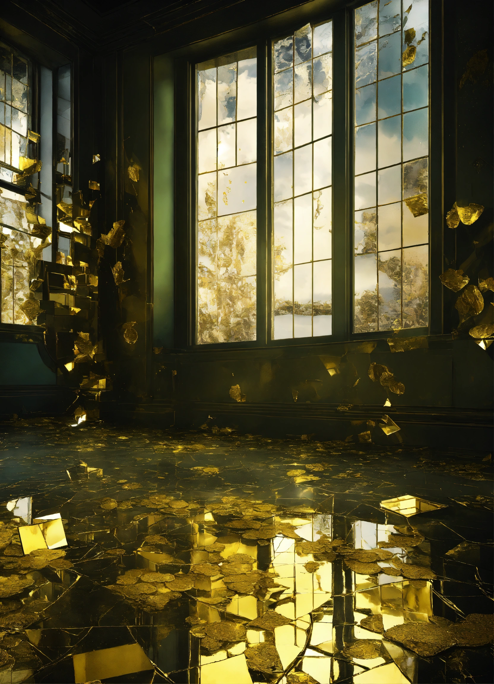 Lexica - Digital surrealism shattered dreamscape, fragments of ...