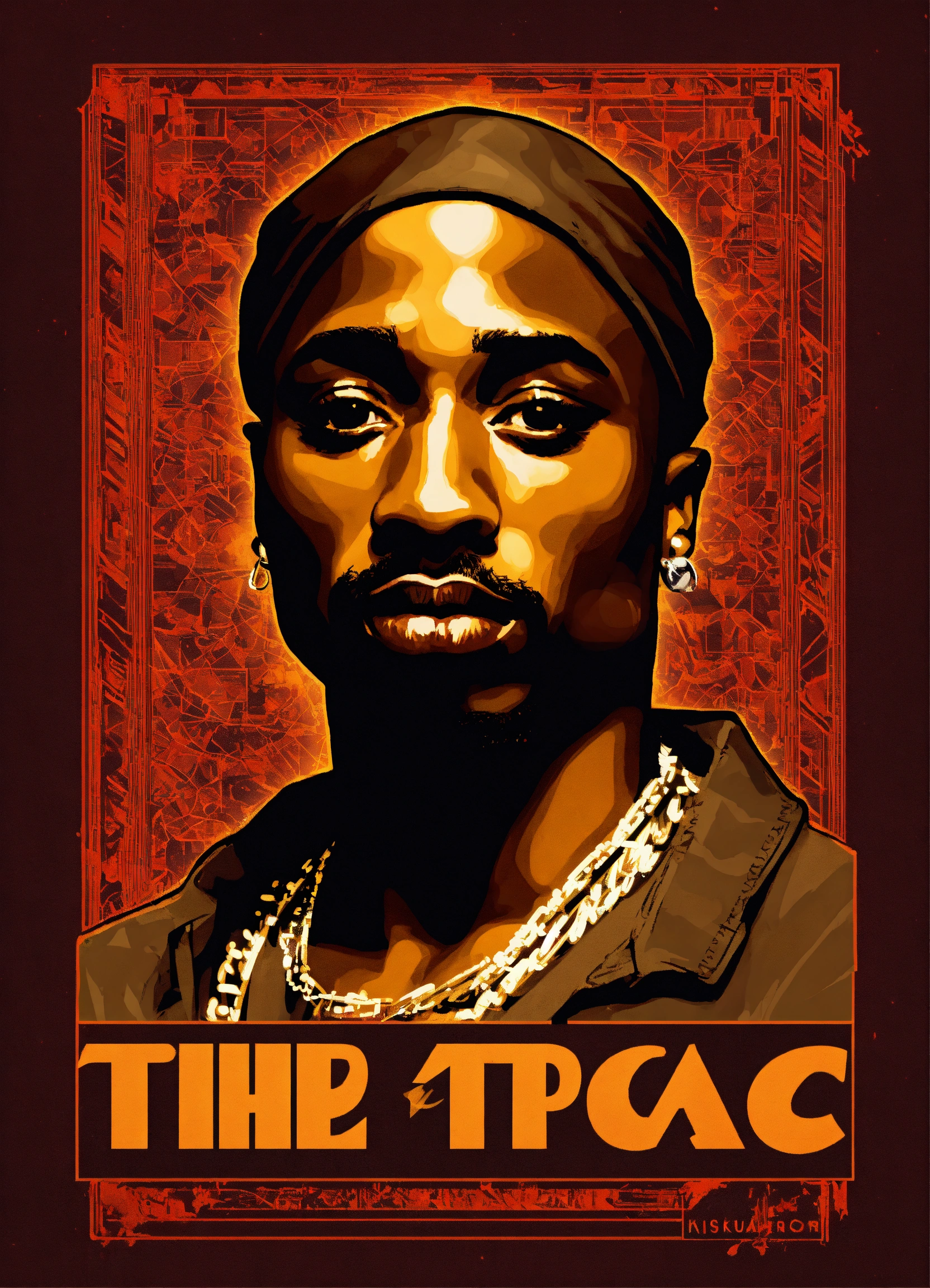 Lexica - Design a logo mark that represents Tupac Shakur