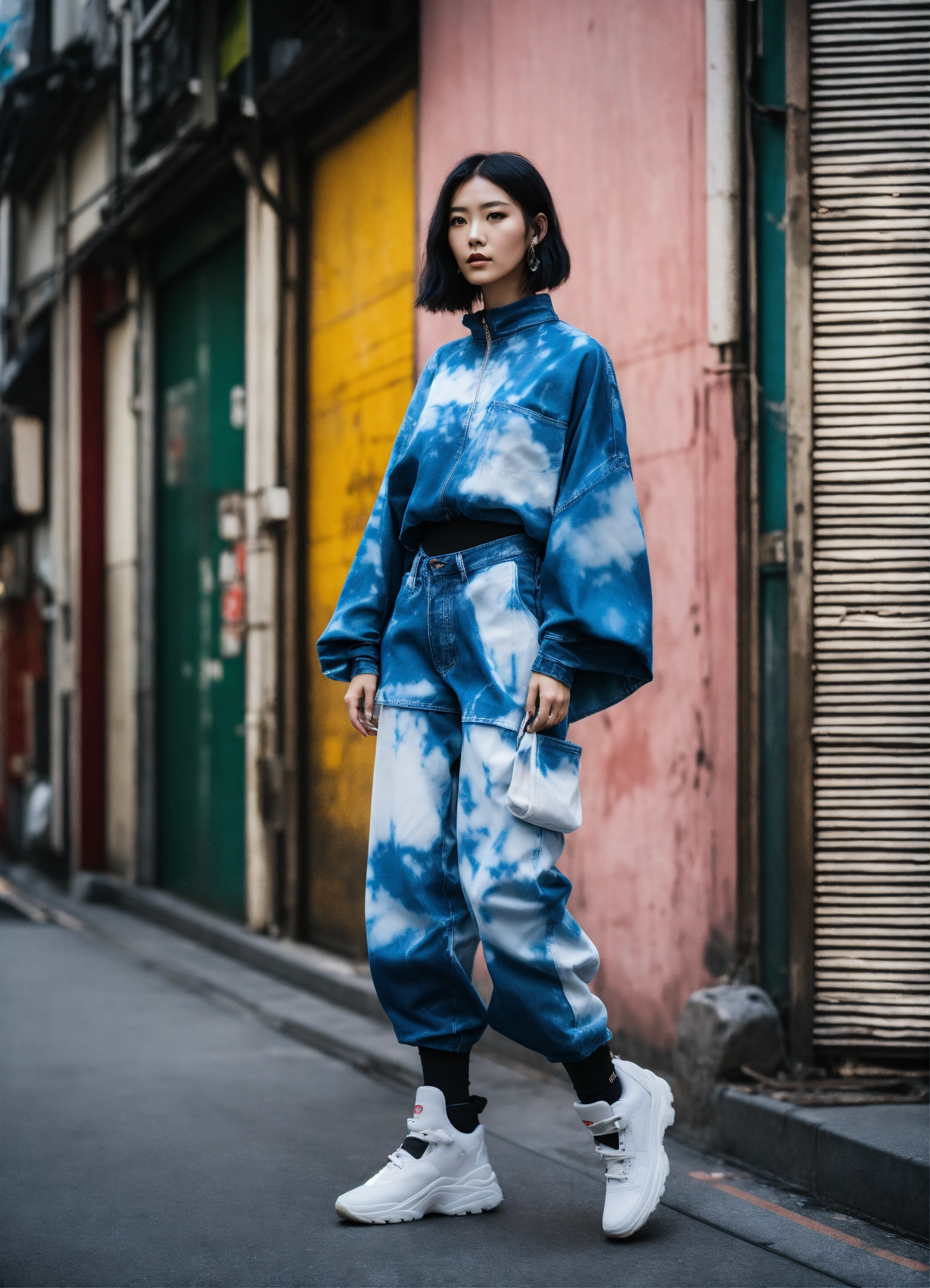 Lexica - Ultra realistic full body photo of cyberpunk female model ...