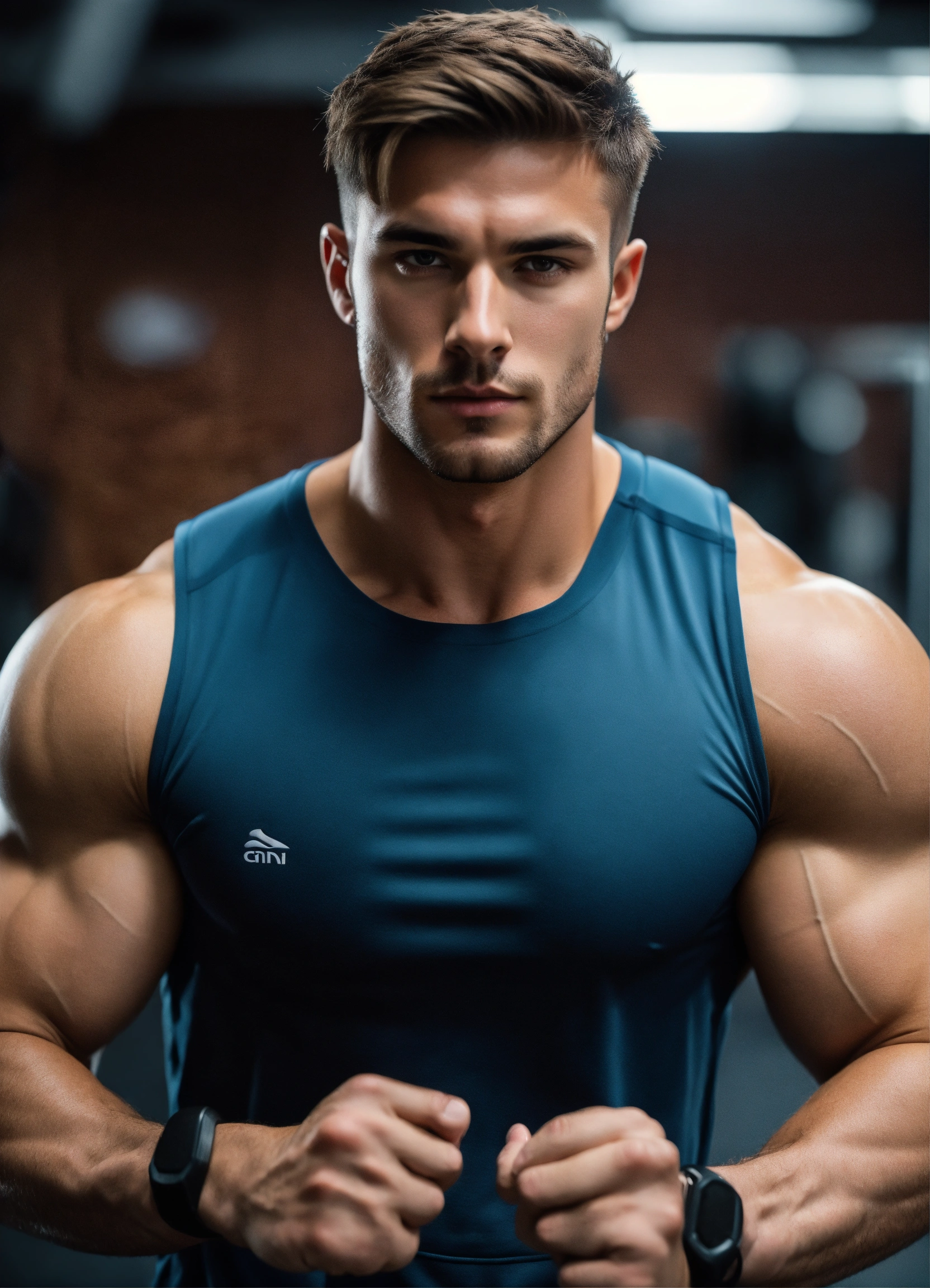 Lexica - European and American men, short hair, big eyes, high nose ...