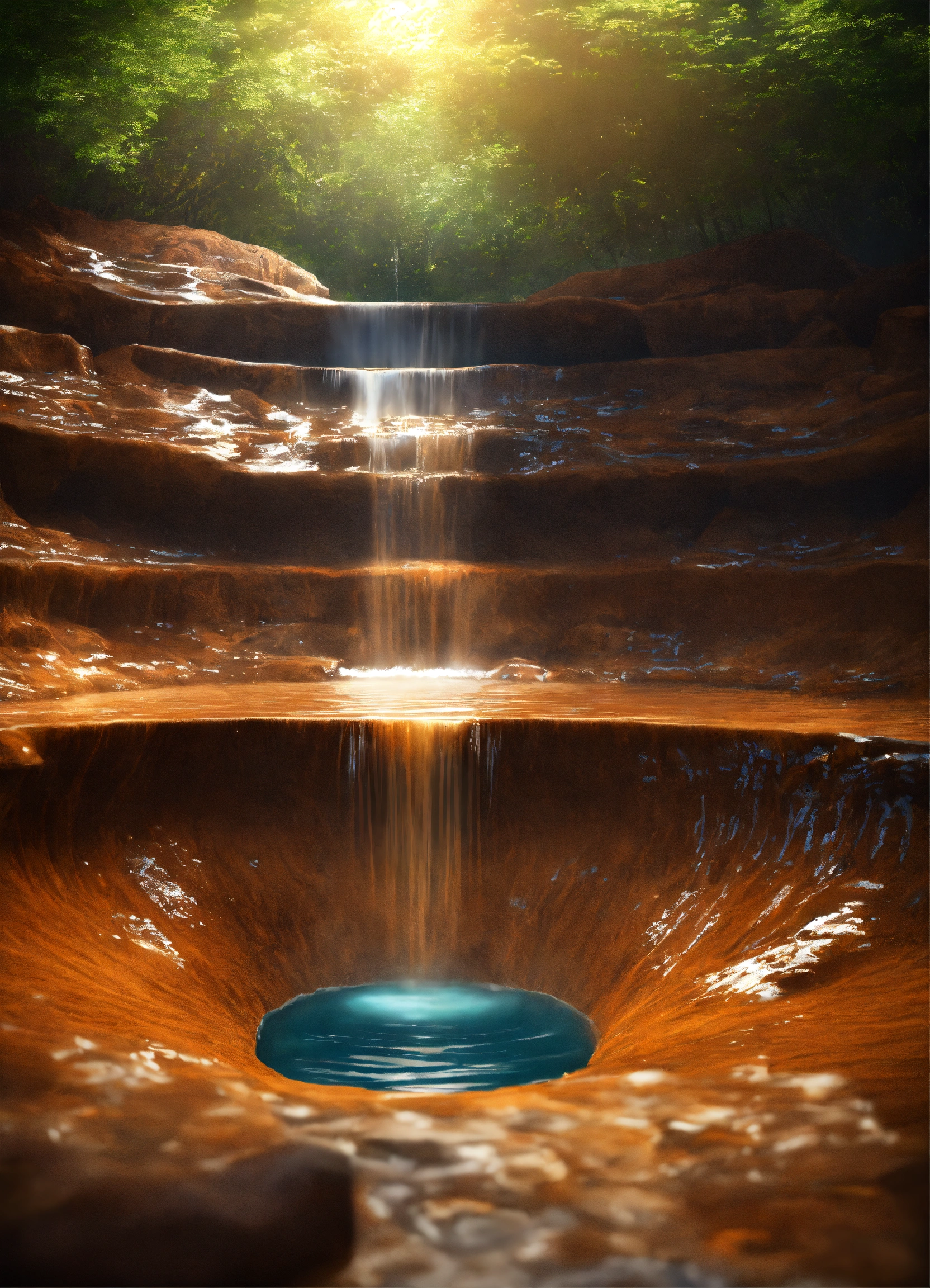 Lexica - A realistic 4HD image that represents the water from a bore ...