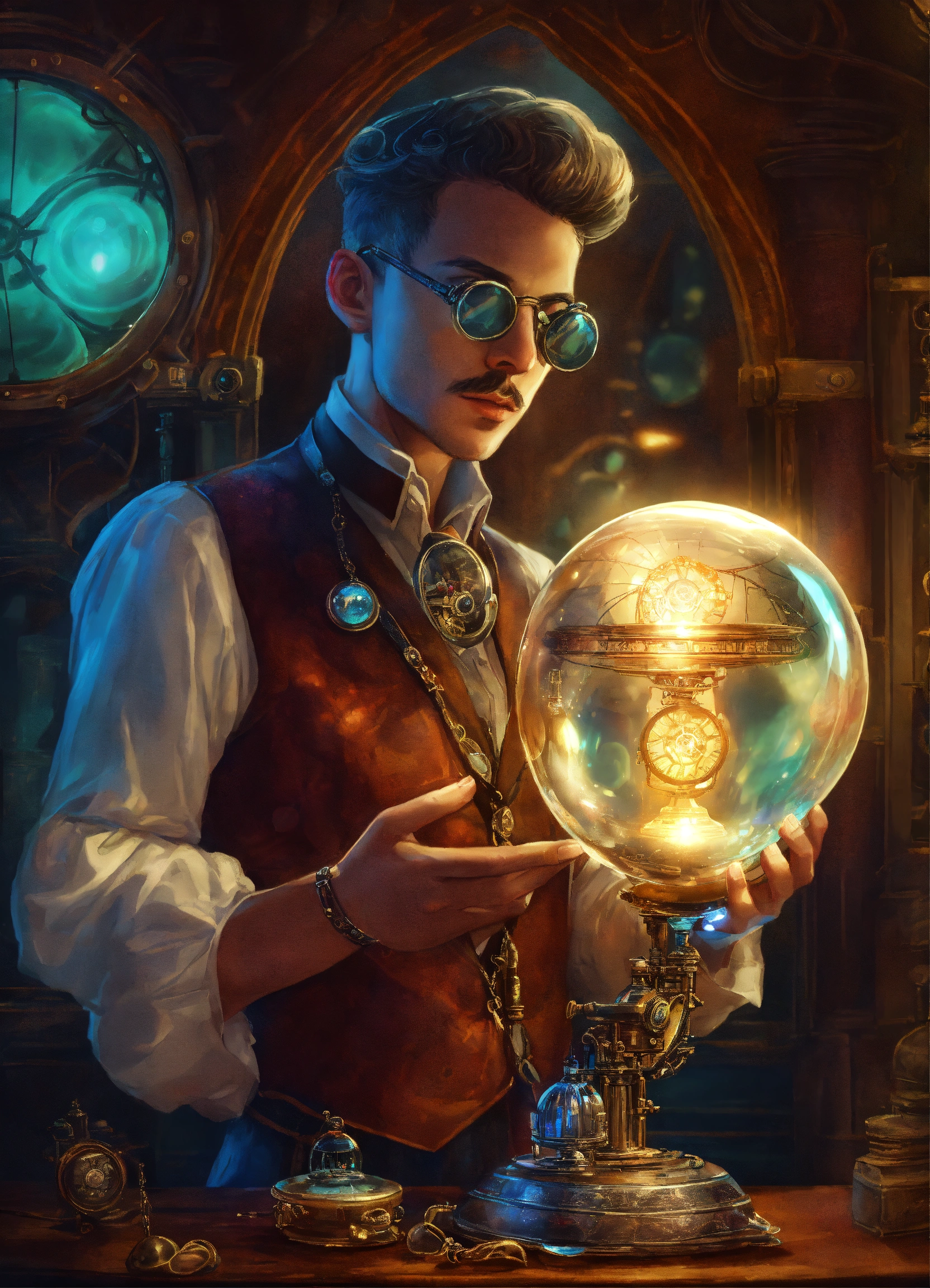 Lexica - A surreal cartoonish portrait of The Eerie Escapologist is ...