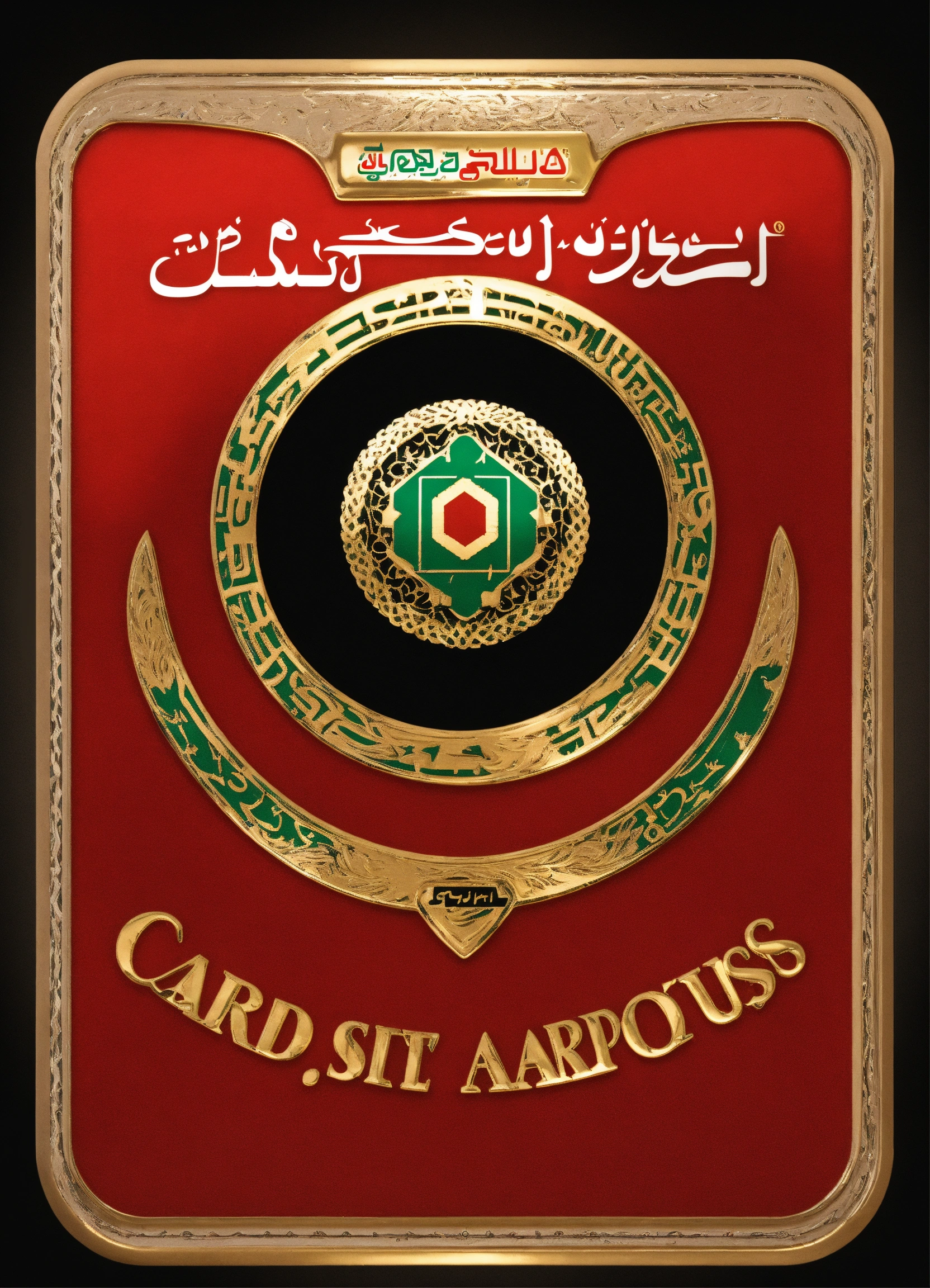 Lexica - Car badge access sticker for arabian motorsports venue