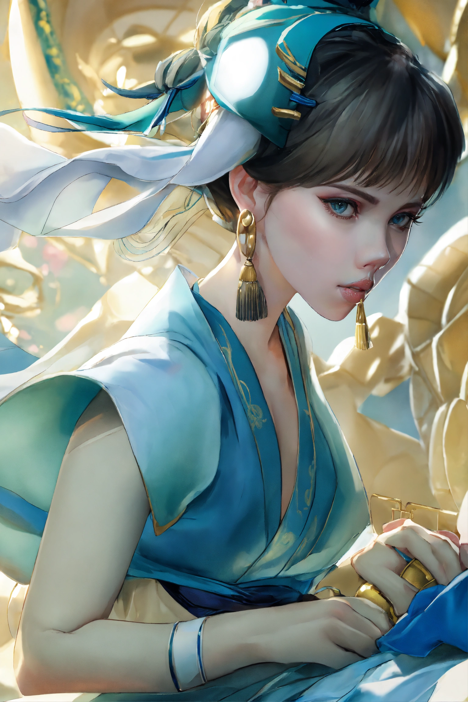 Lexica - Scarlett Johansson, 8k, beautiful, as Chung Li