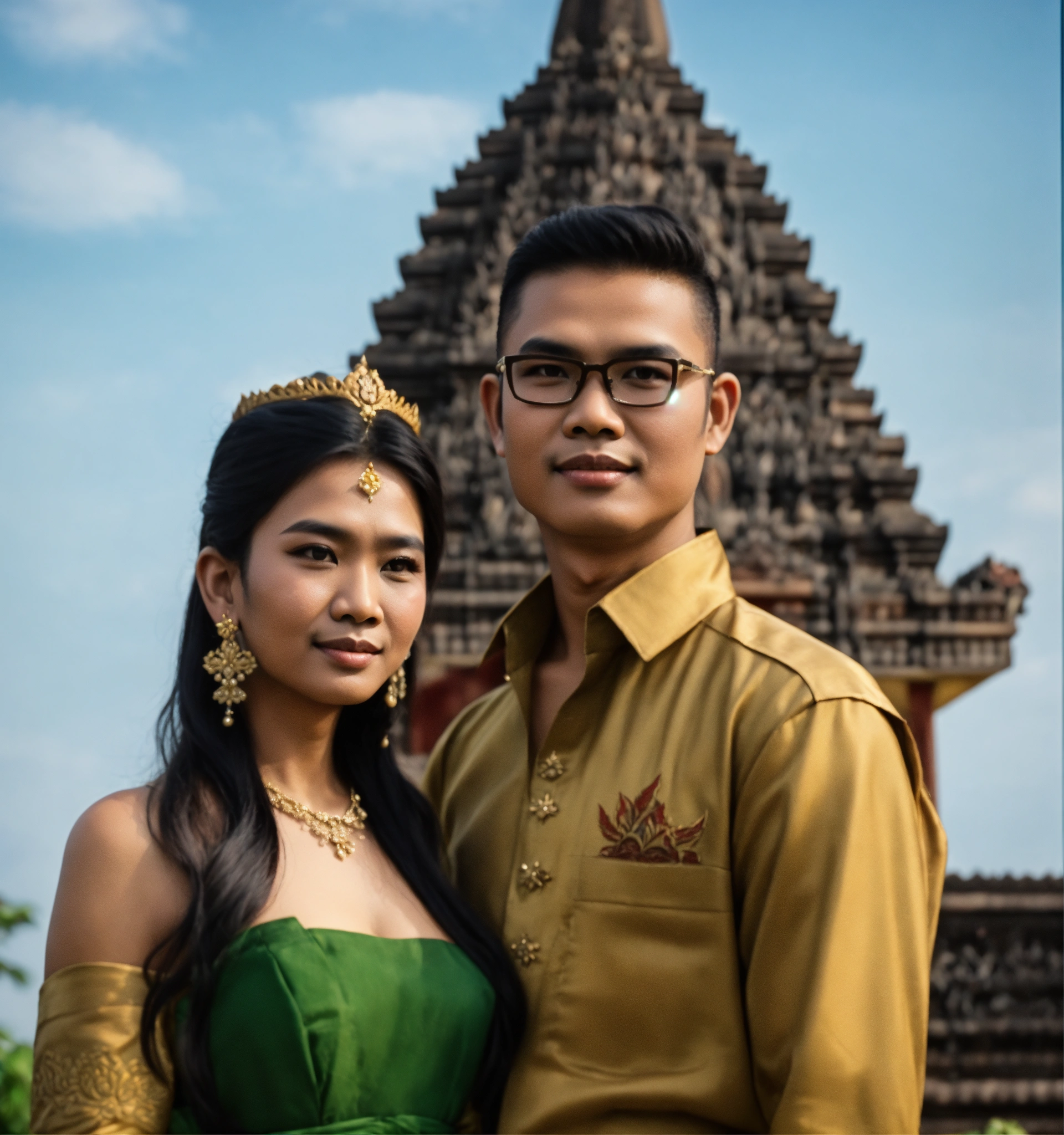 Lexica - Handsome Javanese majapahit king and beautiful majapahit queen