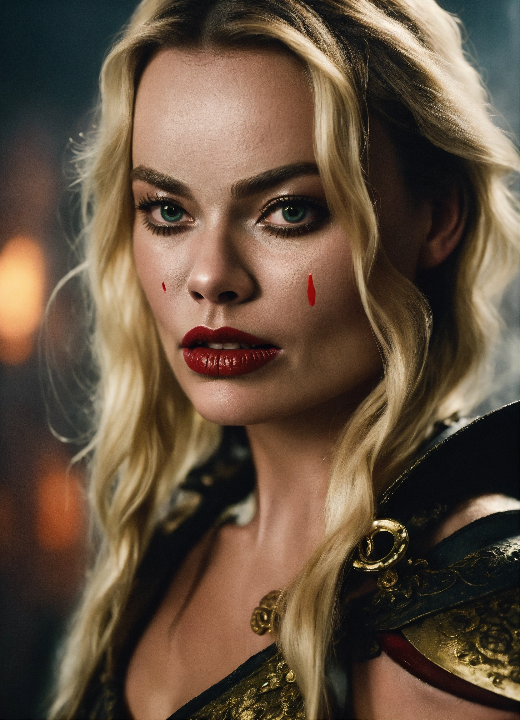 Lexica - A photo quality portrait of Margot Robbie as a beautiful ...